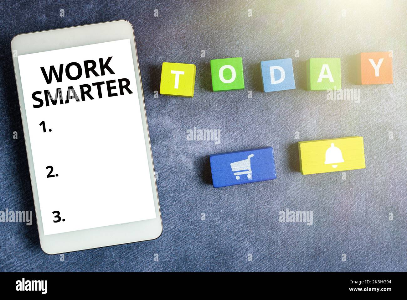 Text caption presenting Work Smarter, Word Written on Efficiency Be ...