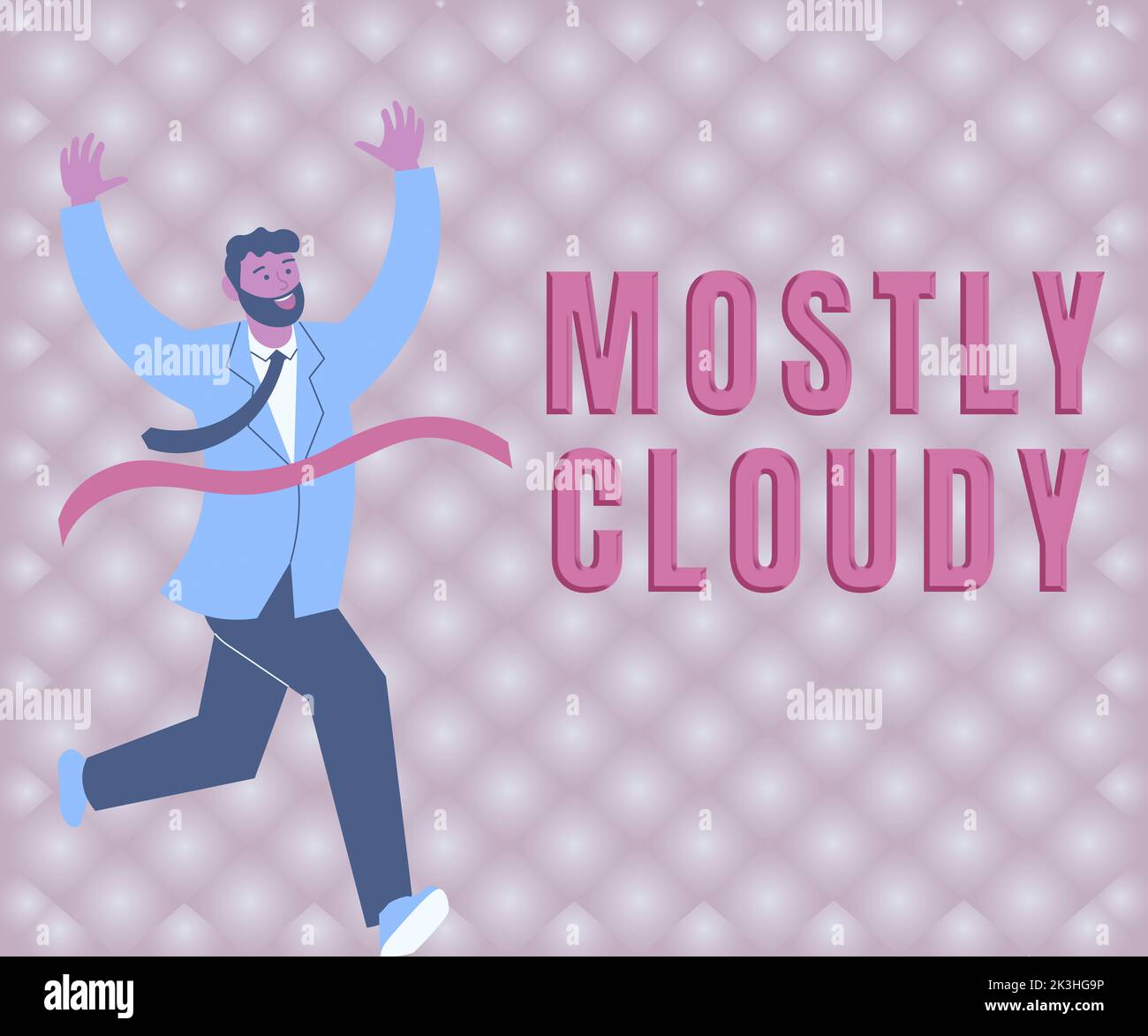 Hand writing sign Mostly Cloudy. Word Written on Shadowy Vaporous Foggy ...