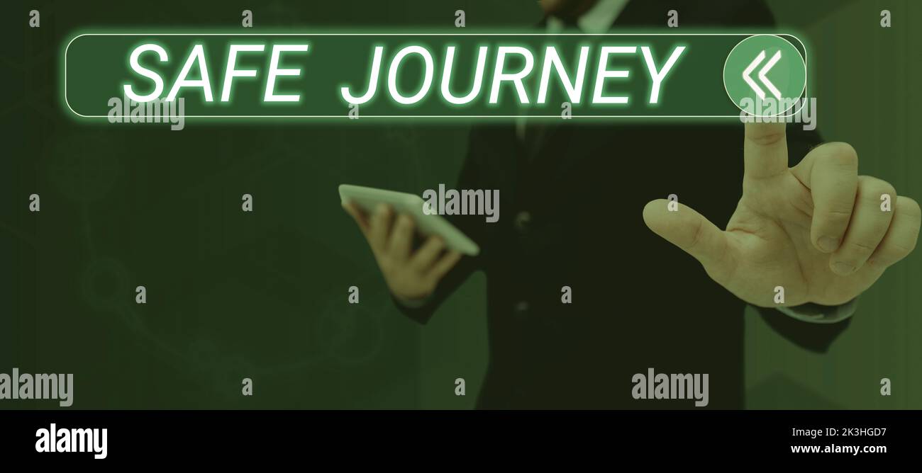 Writing displaying text Safe Journey, Conceptual photo Blessing Bid ... Writing displaying text Safe Journey, Conceptual photo Blessing Bid ...