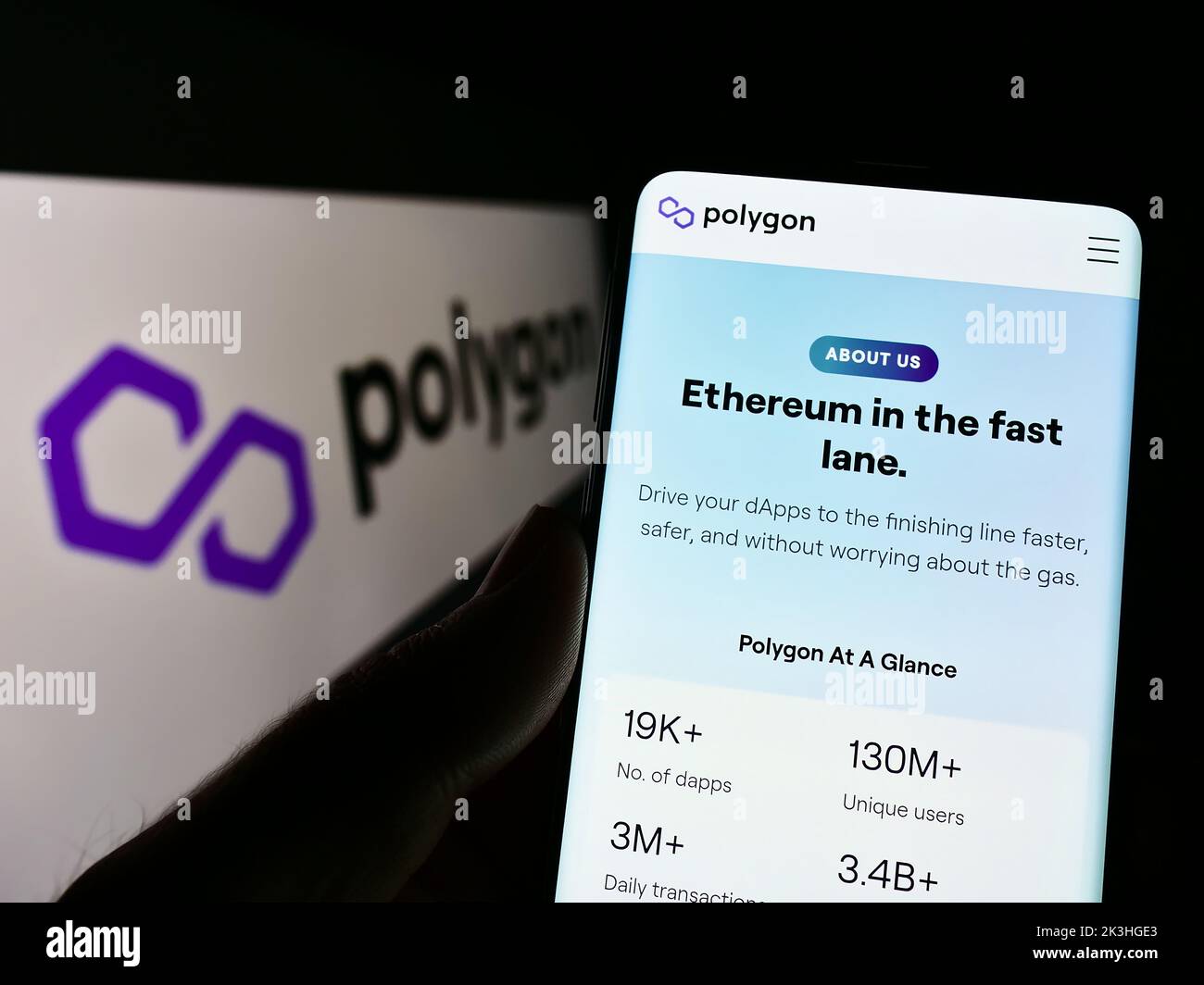 Polygon technology hi-res stock photography and images - Alamy