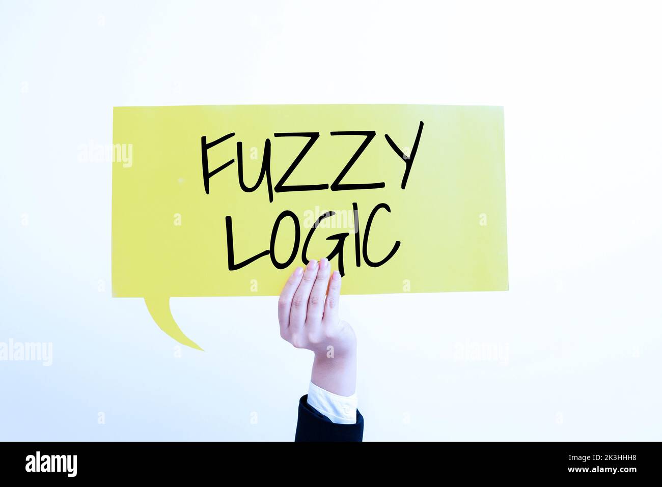 Handwriting text Fuzzy Logic. Business overview checks for extent of ...