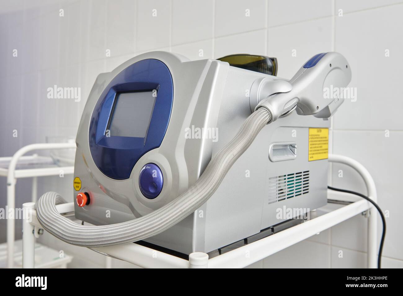 Laser depilation equipment in medical clinic Stock Photo - Alamy