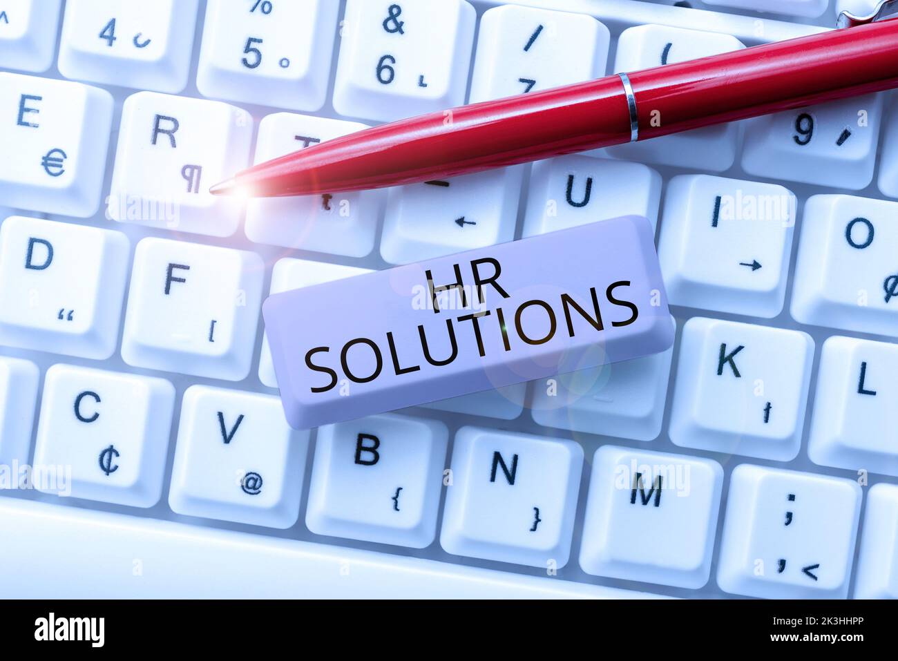 Writing displaying text Hr Solutions. Business concept Outsourced Human ...
