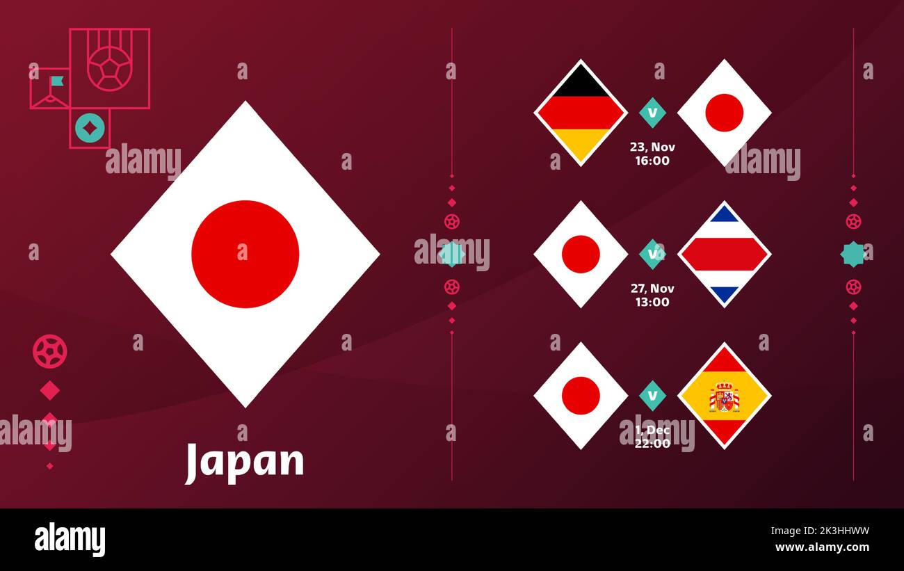 japan national team Schedule matches in the final stage at the 2022 ...