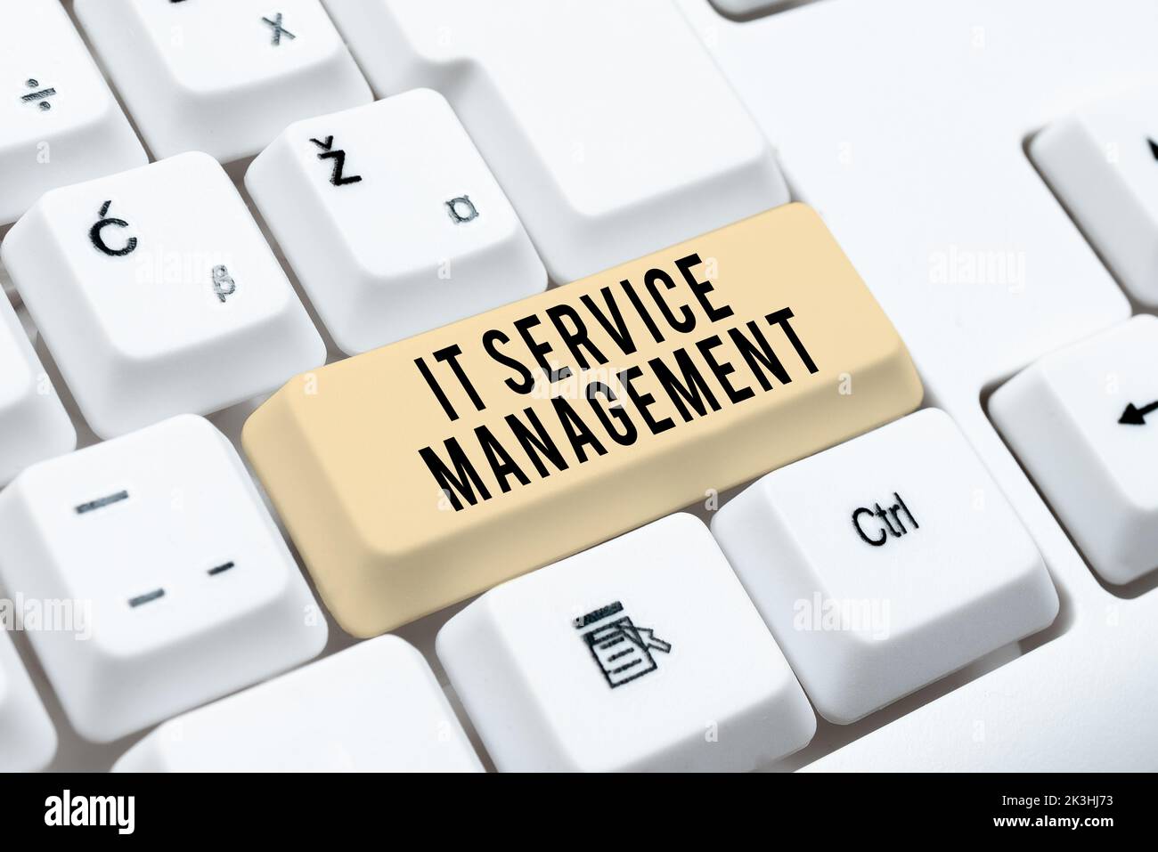 Inspiration showing sign It Service Management. Business concept ...