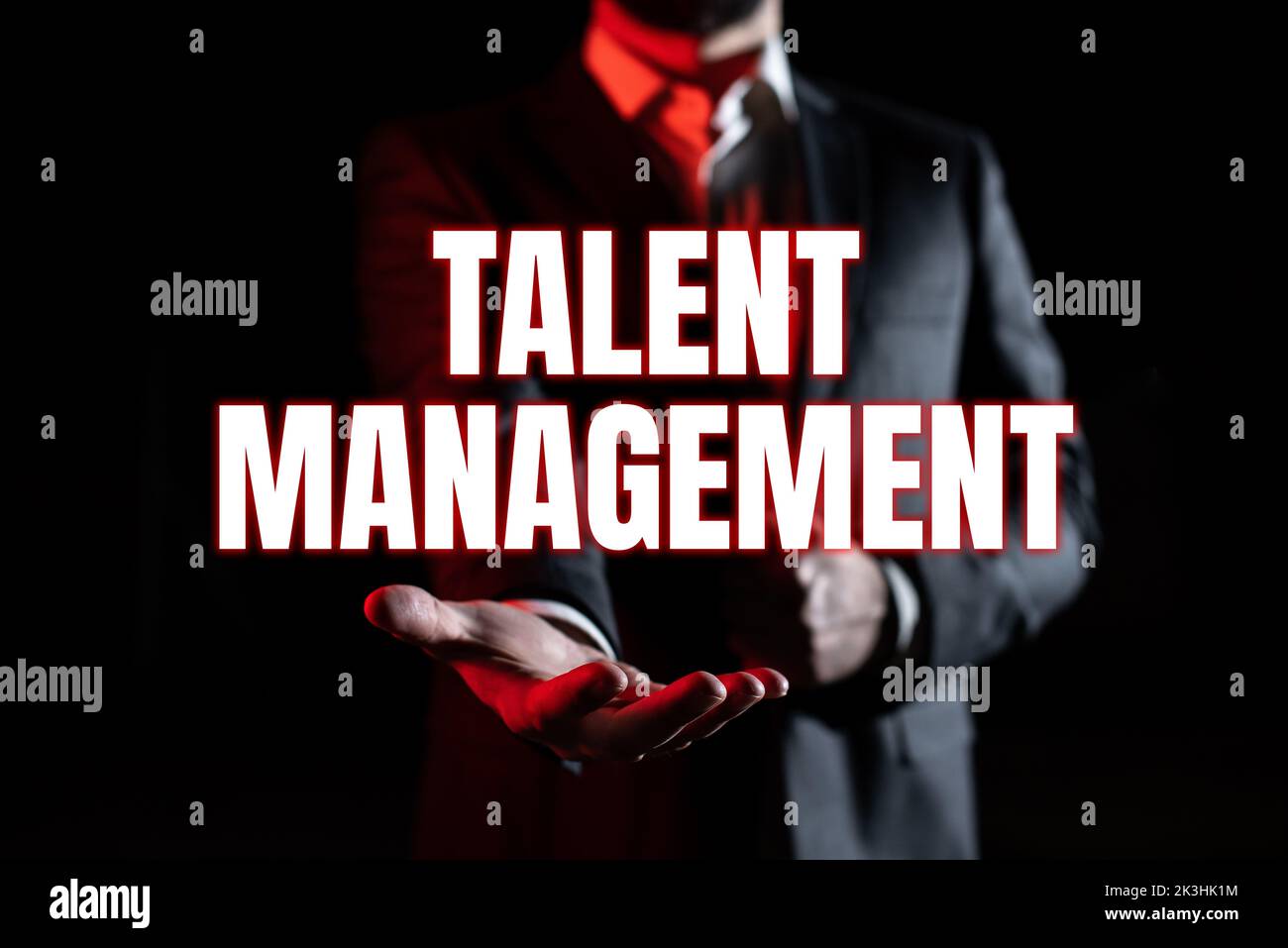 Sign displaying Talent ManagementAcquiring hiring and retaining ...