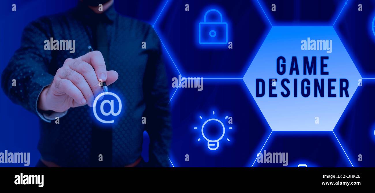 Conceptual display Game Designer. Business concept Campaigner Pixel ...
