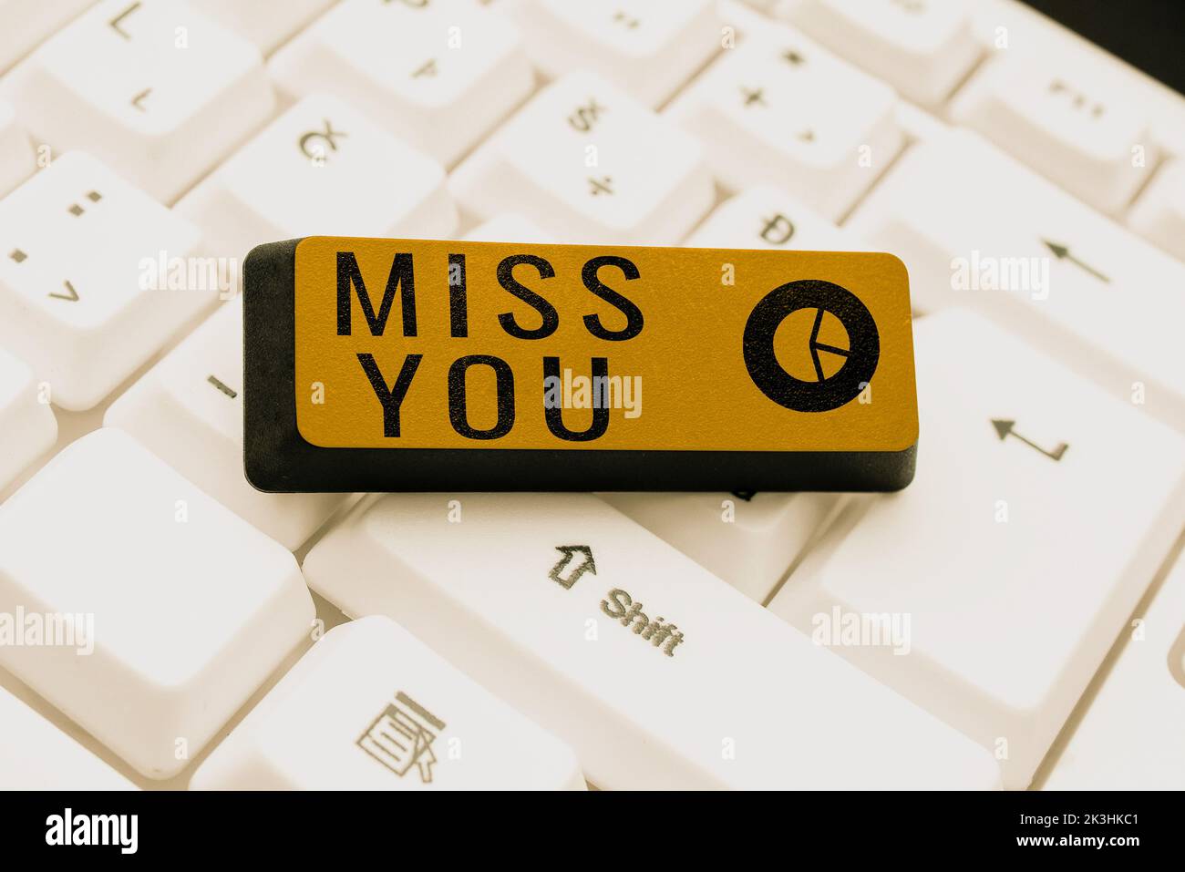 Hand writing sign Miss You. Internet Concept Longing for an important ...