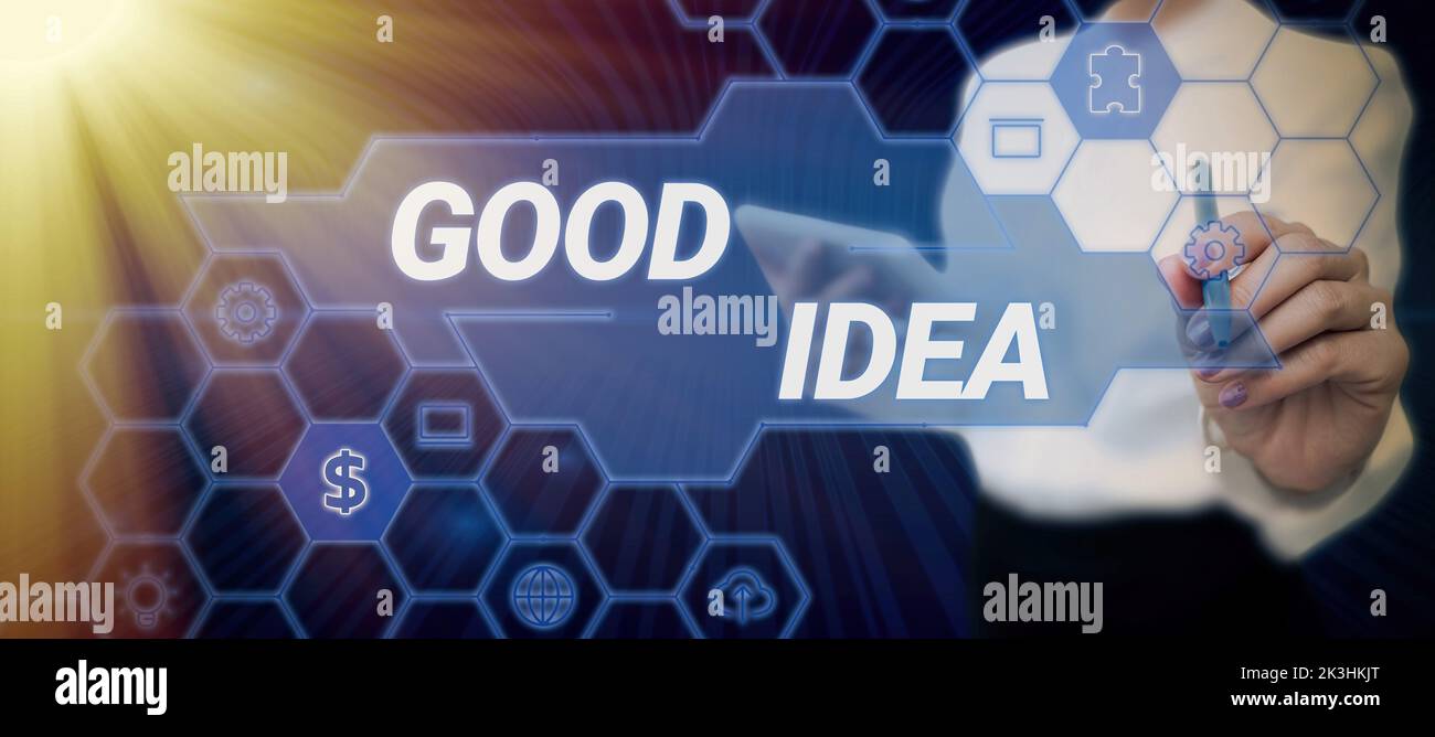 Writing displaying text Good Idea. Word Written on State of human brain ...