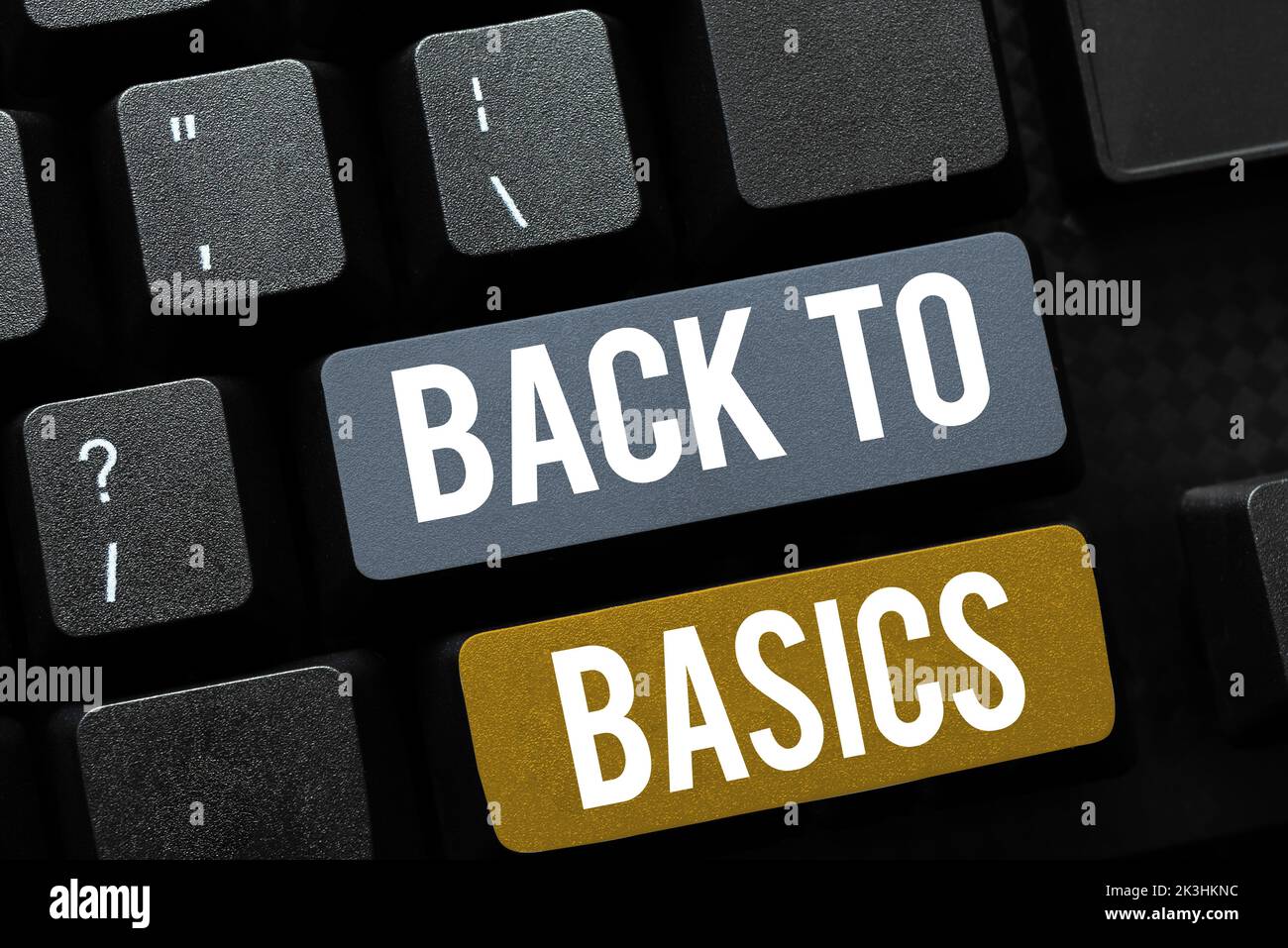 Inspiration showing sign Back To Basics. Business idea Return simple ...