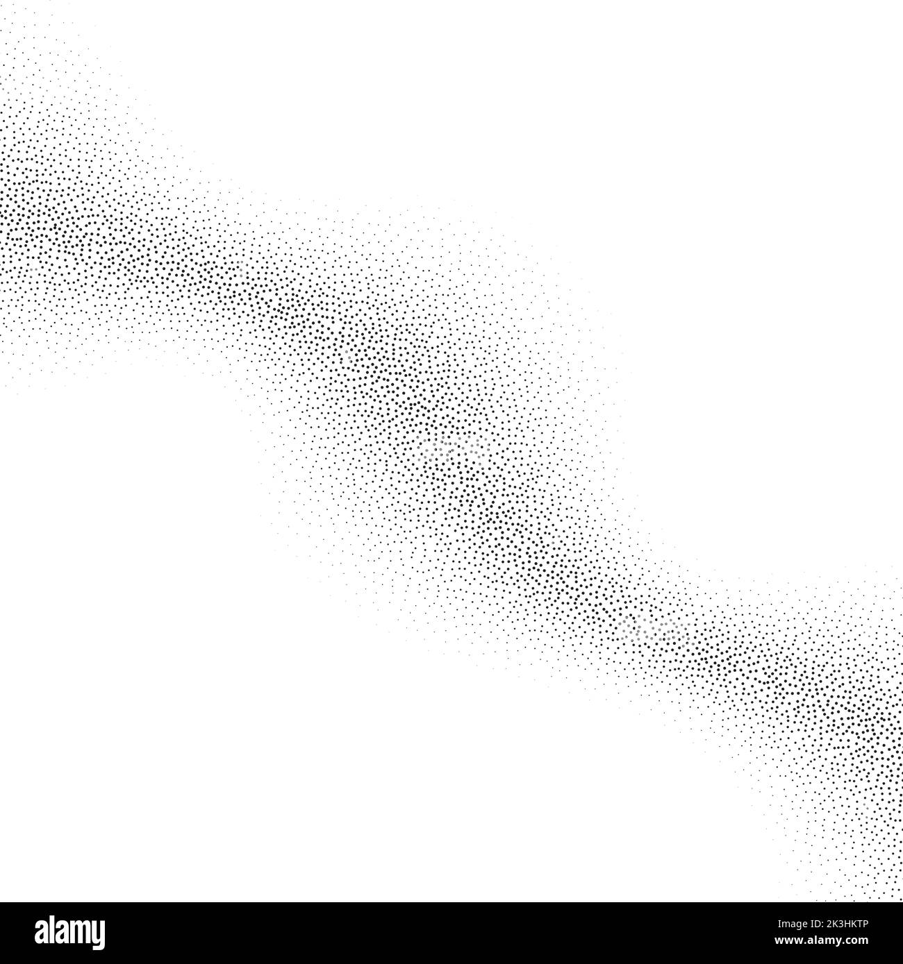 Grain circle gradient. Stippled round shape. Radial stochastic dotwork ...