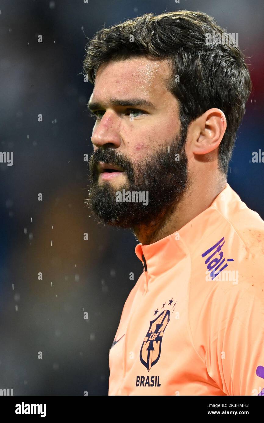 LE HAVRE - Brasil goalkeeper Alisson during the International friendly ...