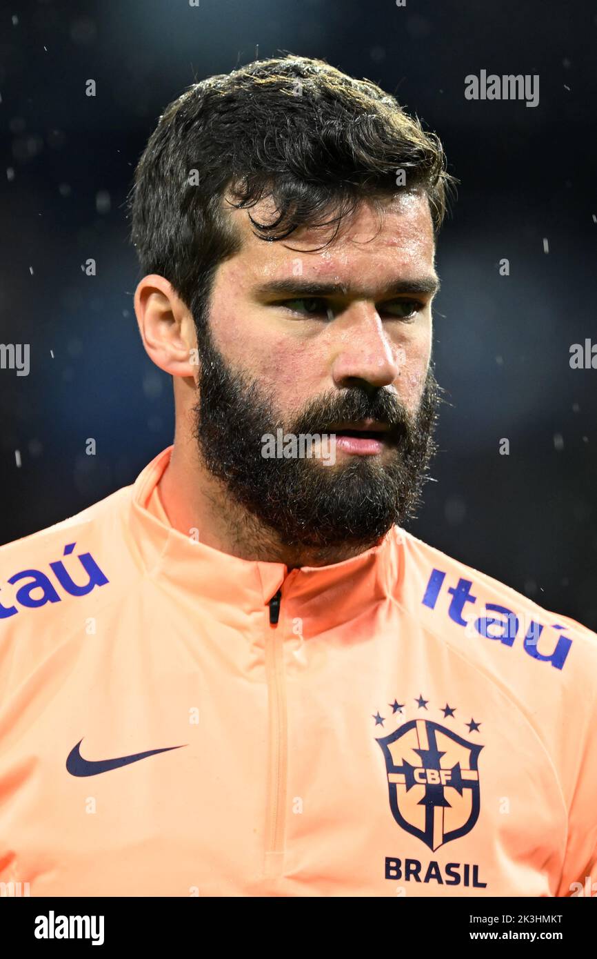 LE HAVRE - Brasil goalkeeper Alisson during the International friendly ...
