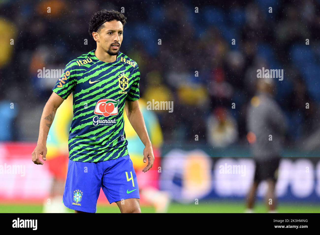 LE HAVRE - Marquinhos of Brasil during the International Friendly Match ...