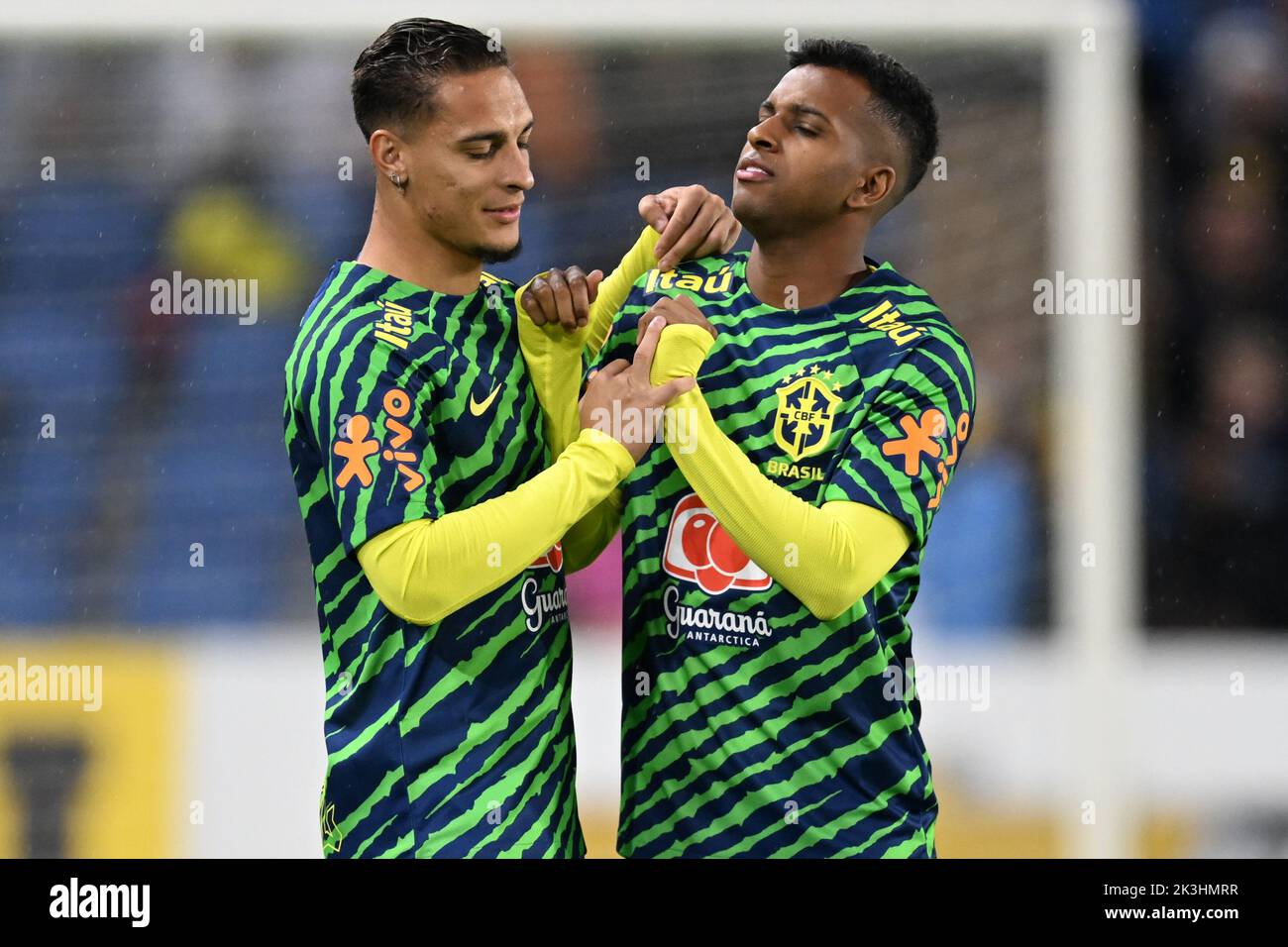 LE HAVRE - (lr) Antony of Brasil, Rodrigo of Brasil during the ...