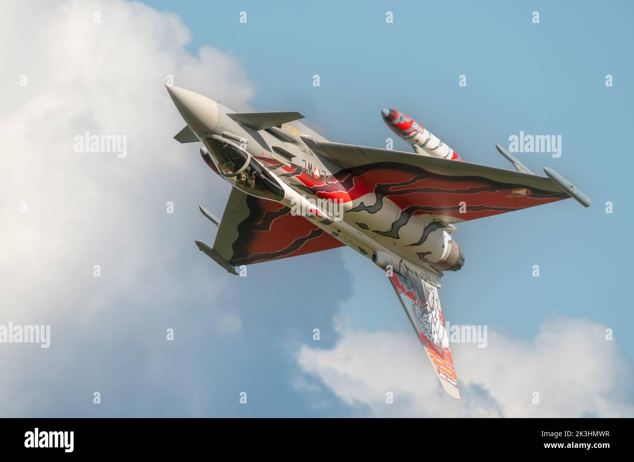 Austrian Air Force's Eurofighter Typhoon in occasional paint job Stock ...