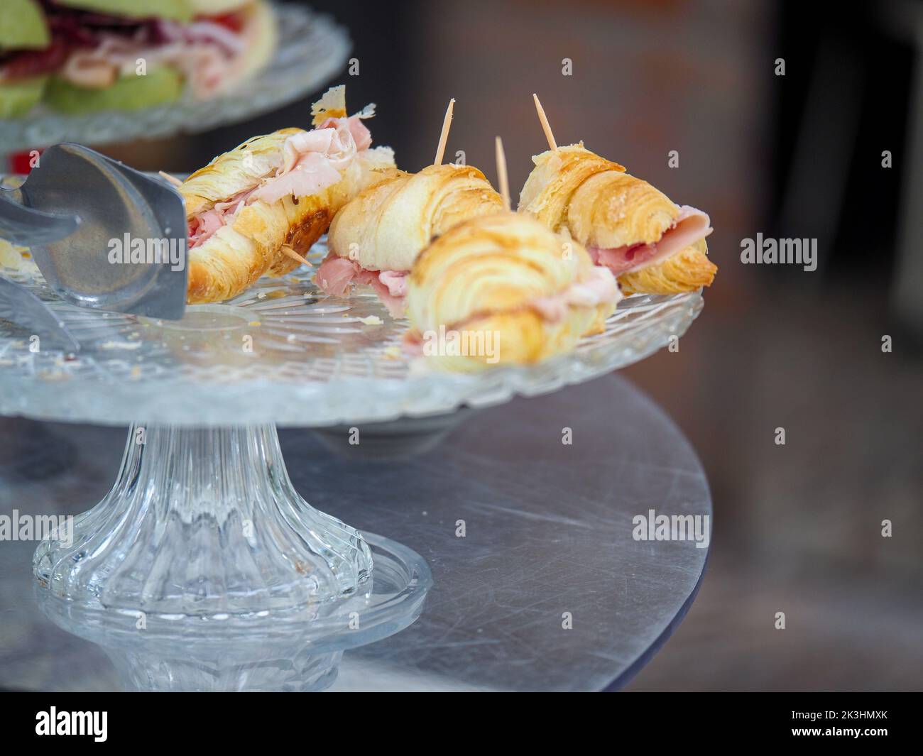 event catering finger food delicatessen variations Stock Photo - Alamy