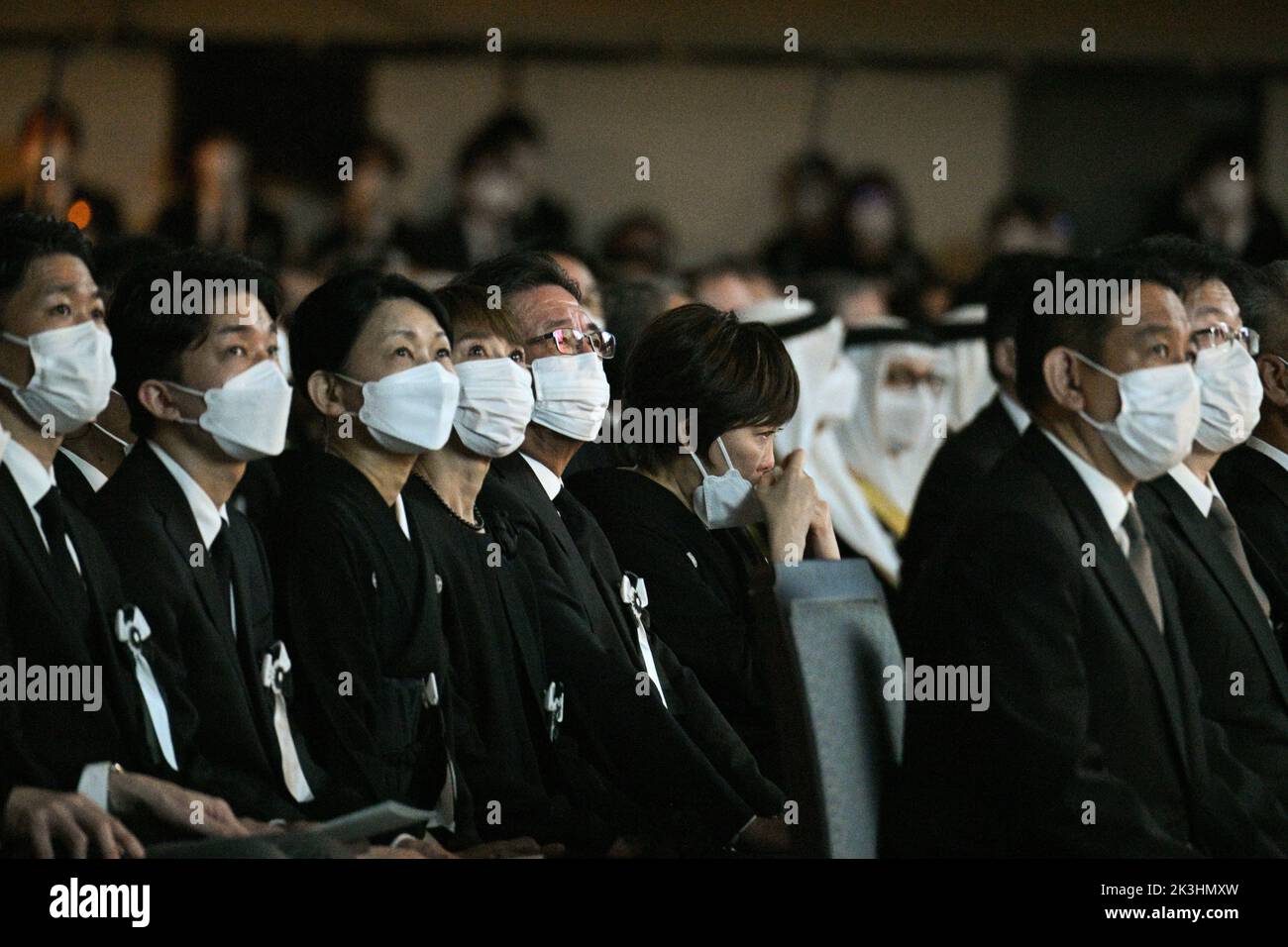 Tokyo, Japan. 27th Sep, 2022. The widow of former Japanese prime ...