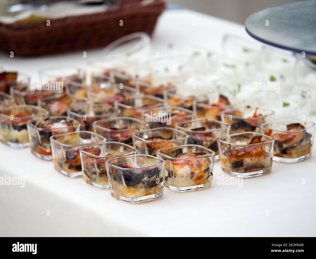 catering finger food for luxury event Stock Photo - Alamy