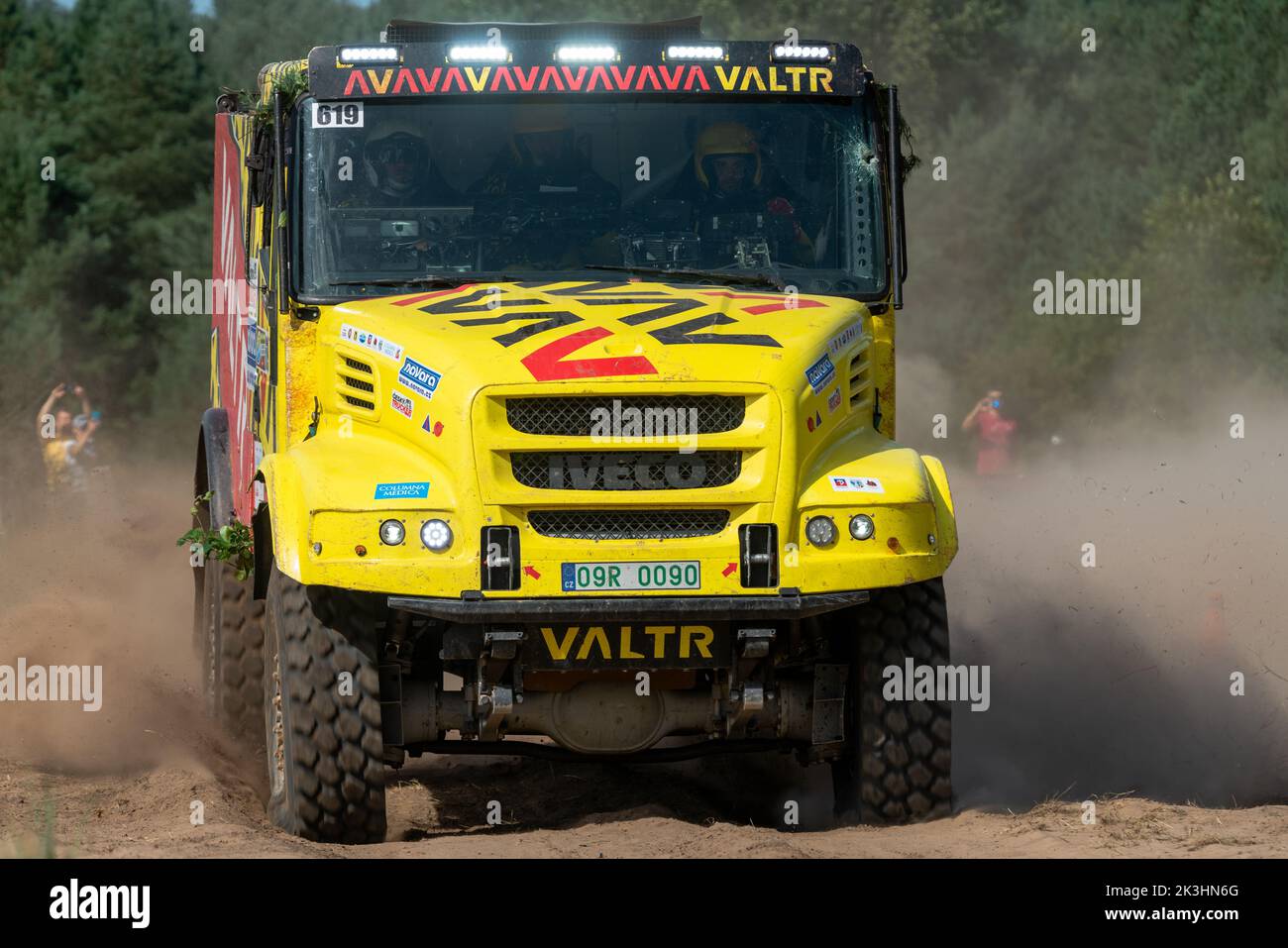 IVECO Powerstar in preparation for Dakar Rally Stock Photo - Alamy