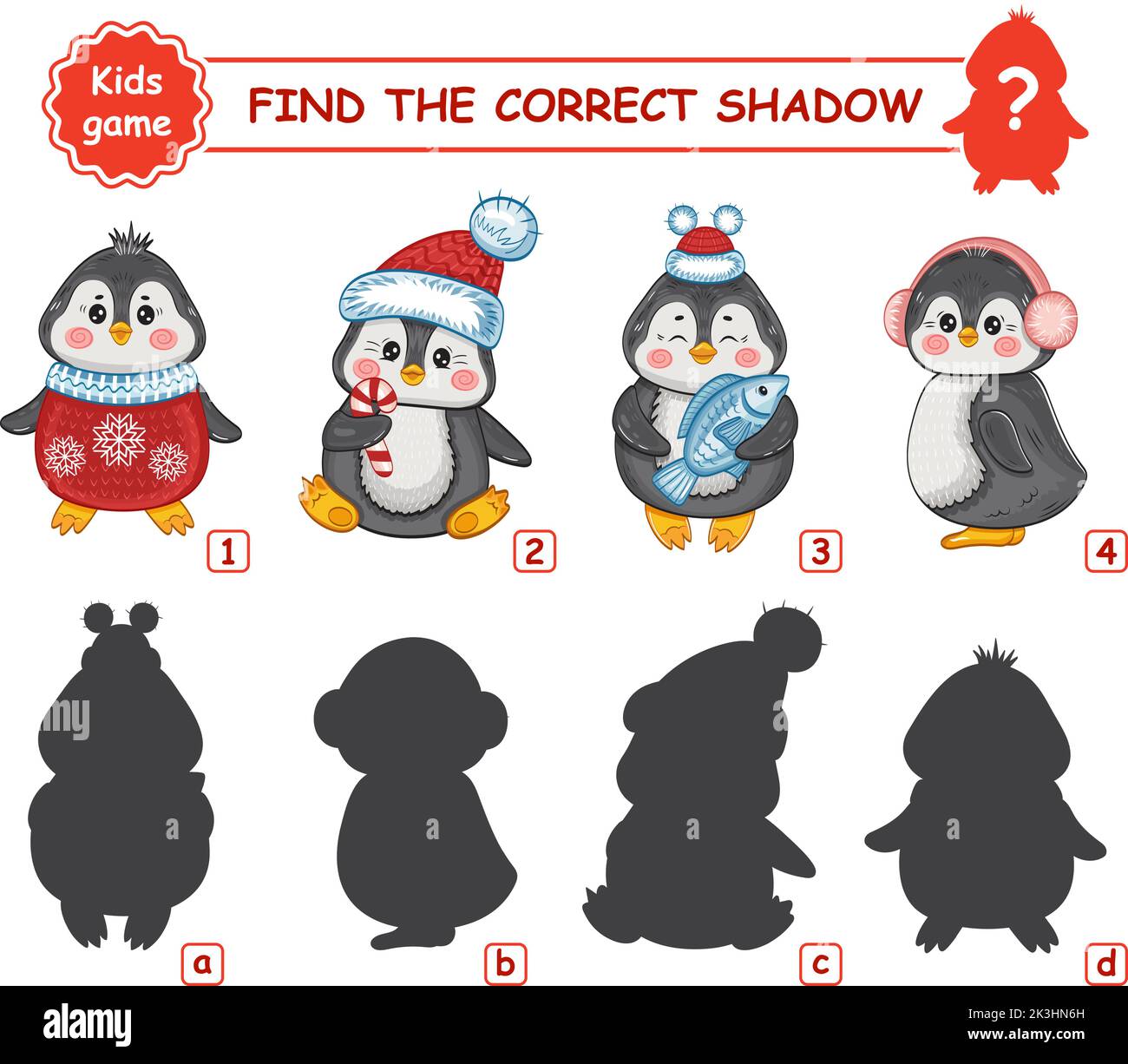 Pair baby penguins Stock Vector Images - Alamy