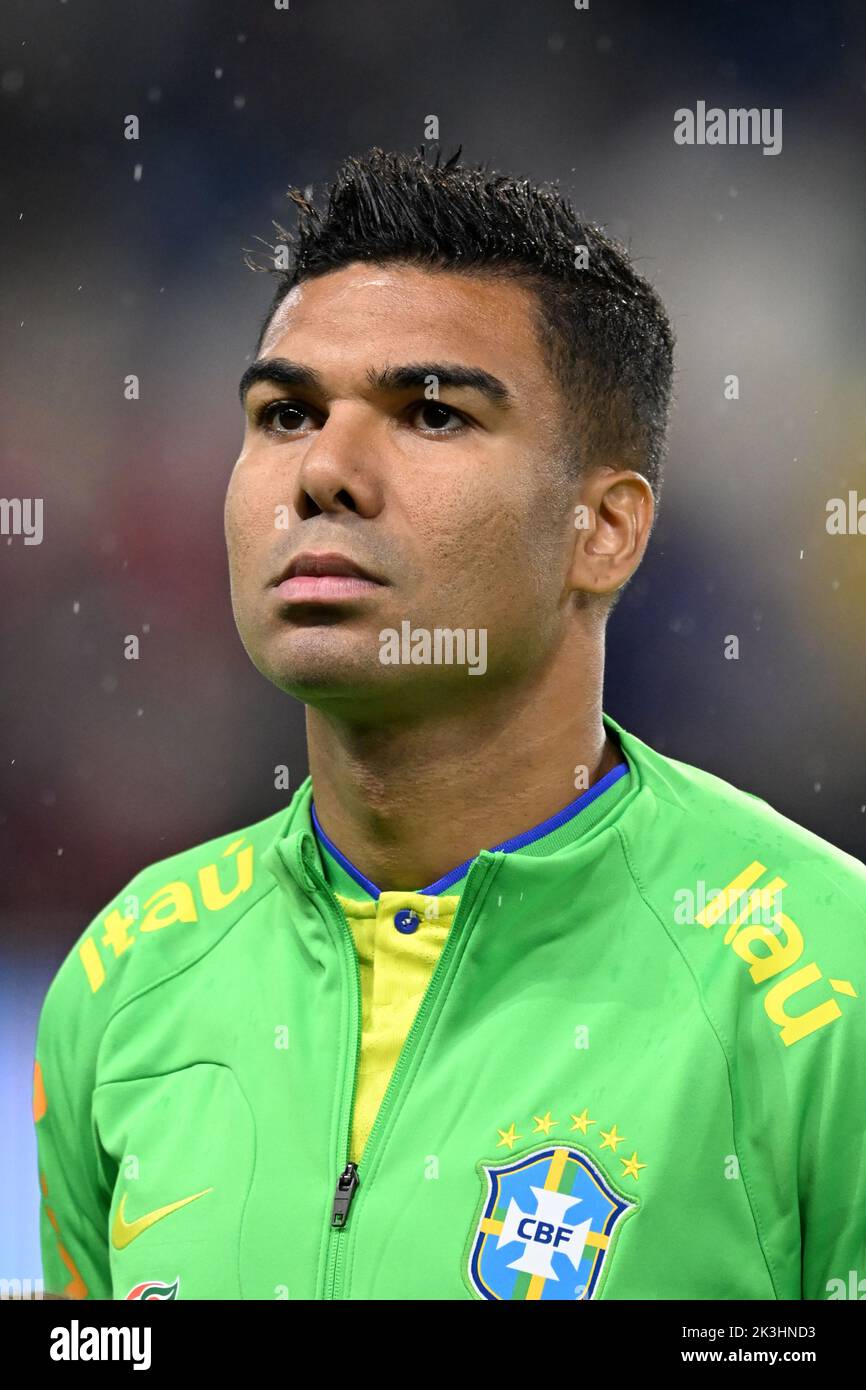 LE HAVRE - Casimiro of Brasil during the International Friendly Match ...