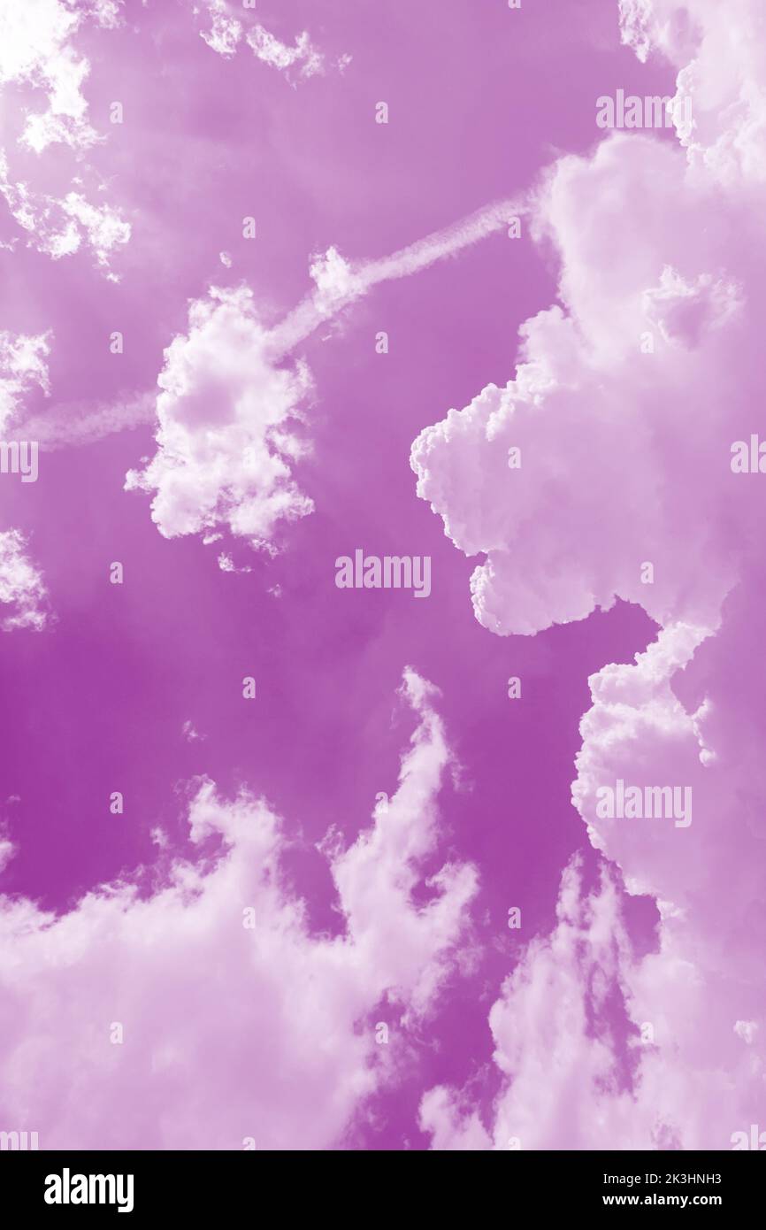 Beautiful violet clouds and sky. Abstract nature background Stock Photo ...