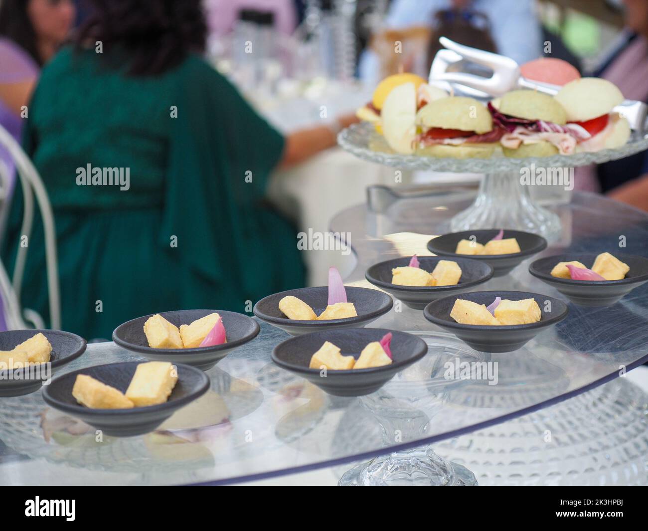 catering finger food for luxury event Stock Photo - Alamy