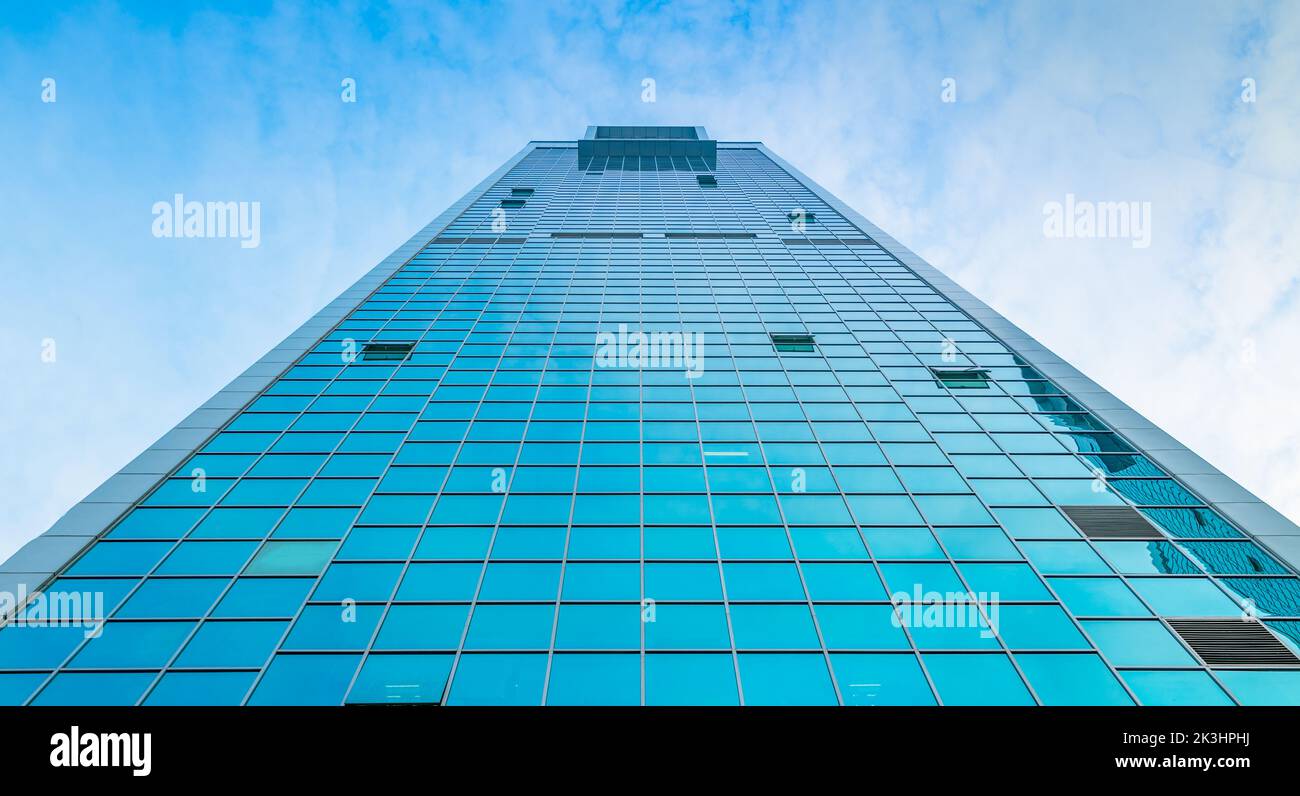 Office buildings in downtown Chengdu, Sichuan Province, China Stock ...