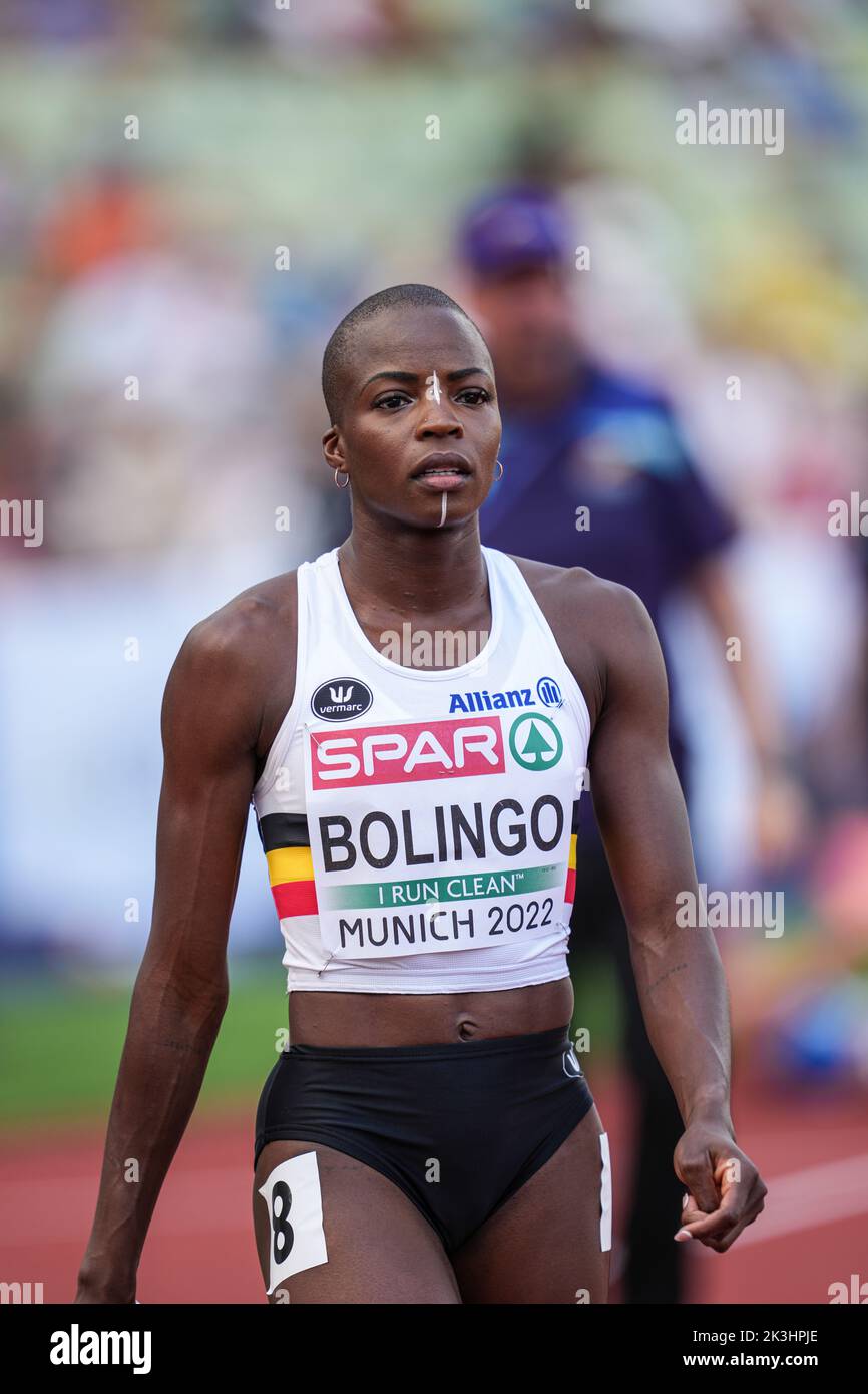 Cynthia Bolingo participating in the 400 meters of the European ...