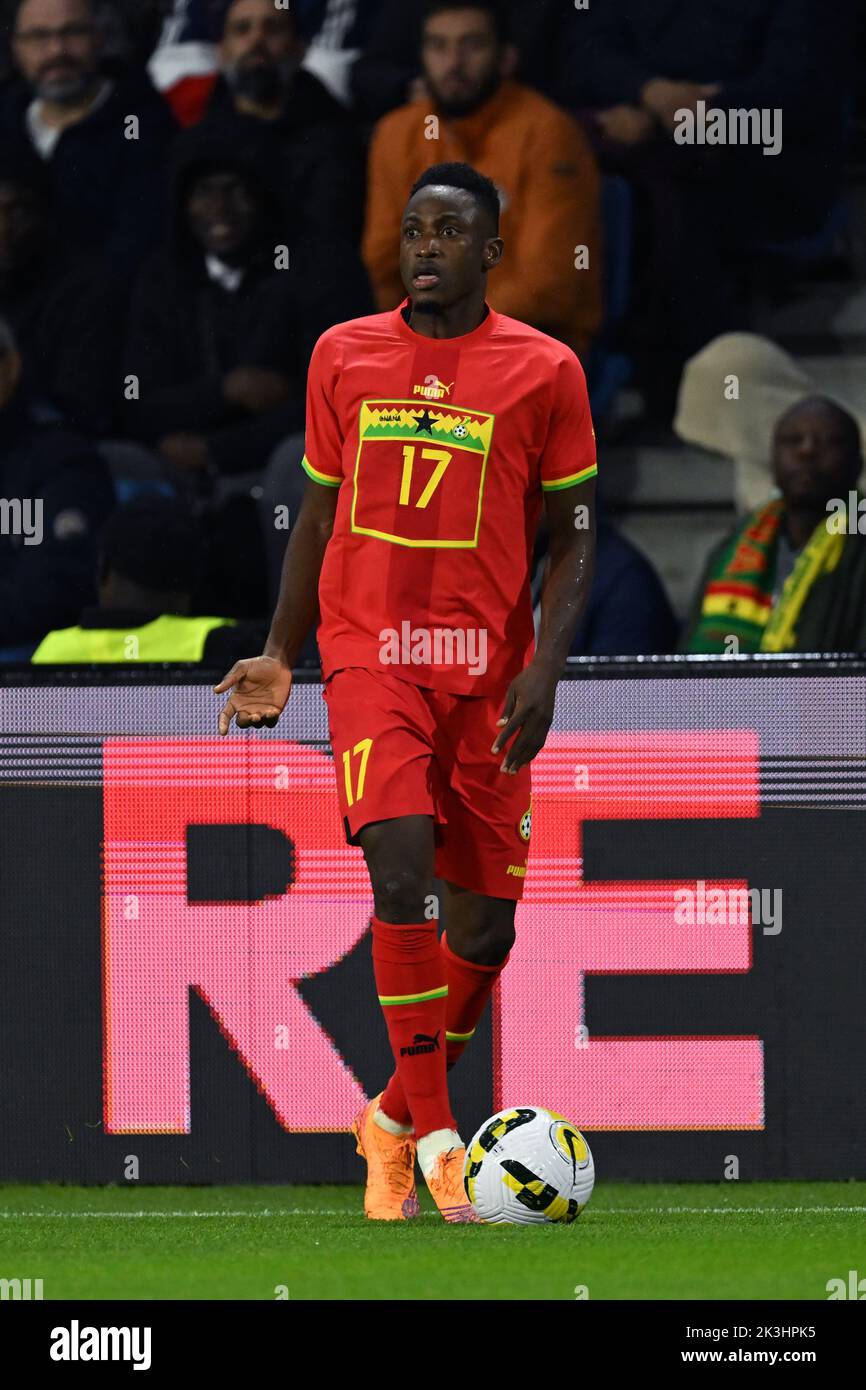 LE HAVRE - Baba Rahman of Ghana during the International Friendly Match ...