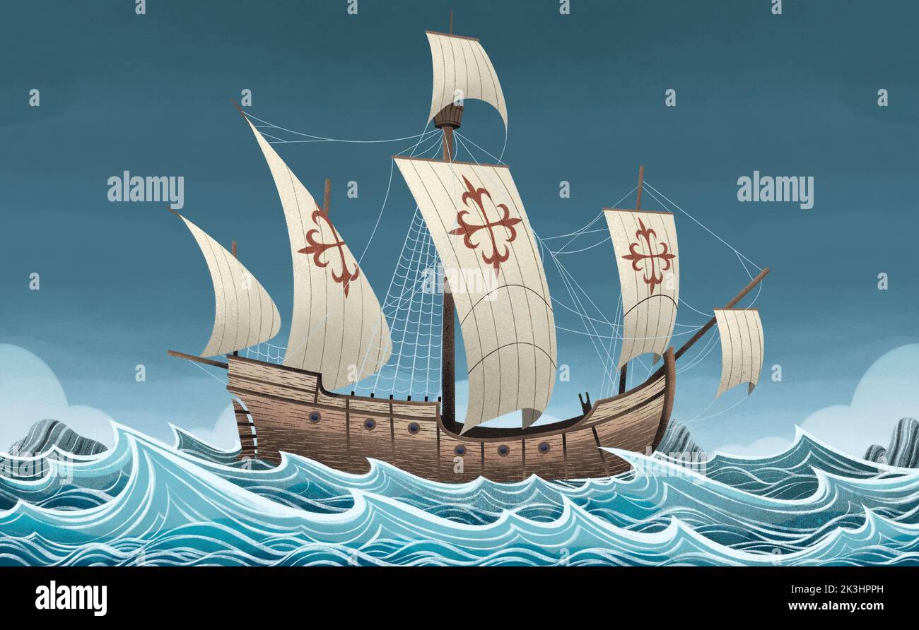 Events in world history, sea war Stock Photo - Alamy