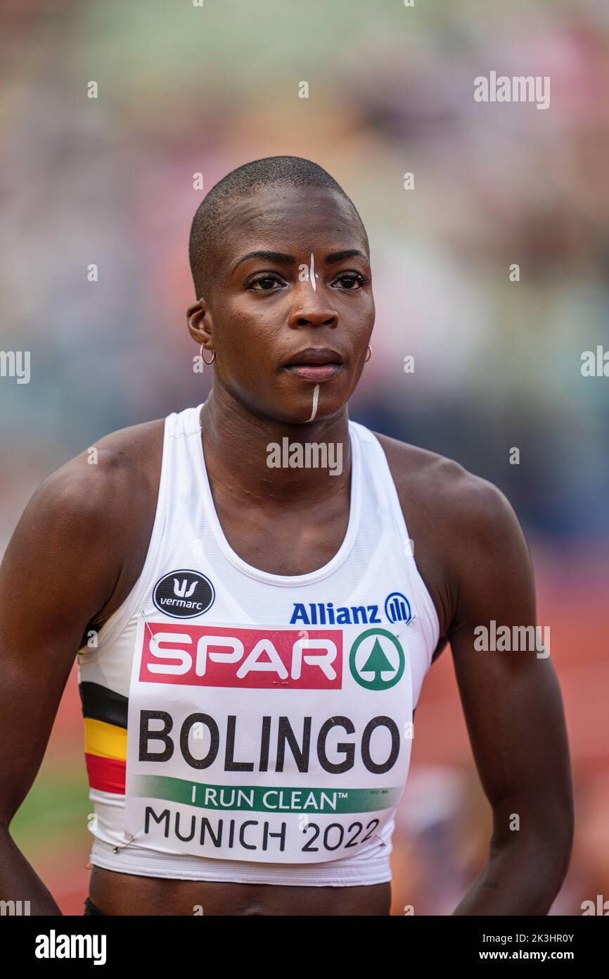 Cynthia Bolingo participating in the 400 meters of the European ...