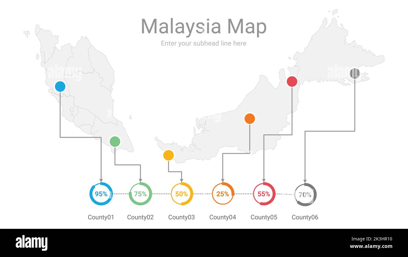 Map Infographic Template Vector Design Can Be Used For Presentation
