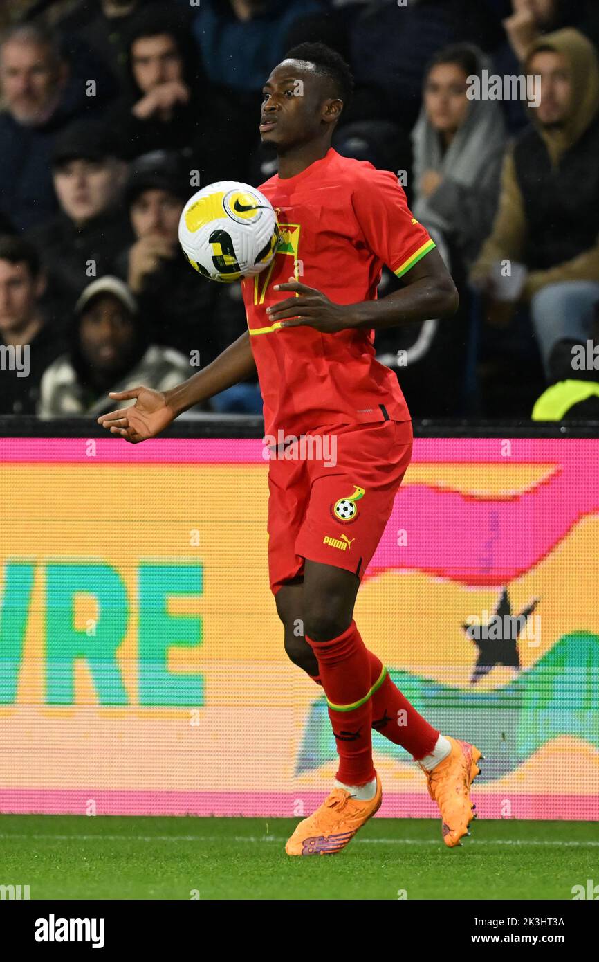 LE HAVRE - Baba Rahman of Ghana during the International Friendly Match ...