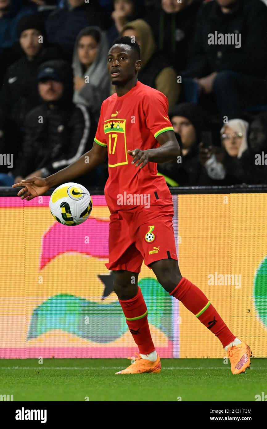 LE HAVRE - Baba Rahman of Ghana during the International Friendly Match ...