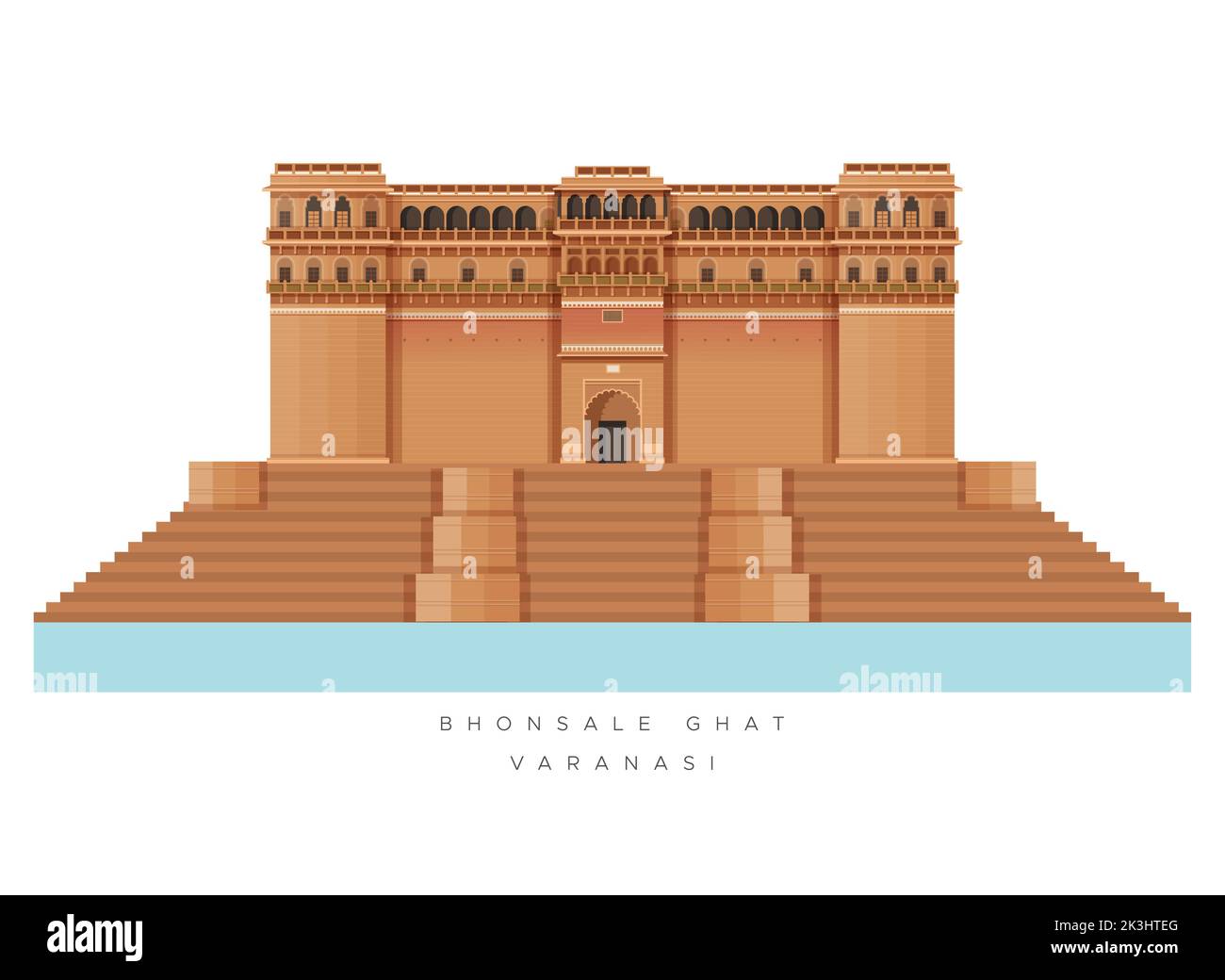 Varanasi ghat Cut Out Stock Images & Pictures - Alamy