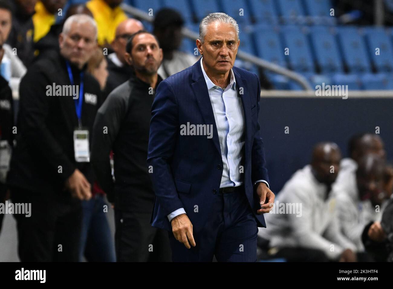 LE HAVRE - Brasil trainer coach Adenor Leonardo Bacchi Tite during the ...