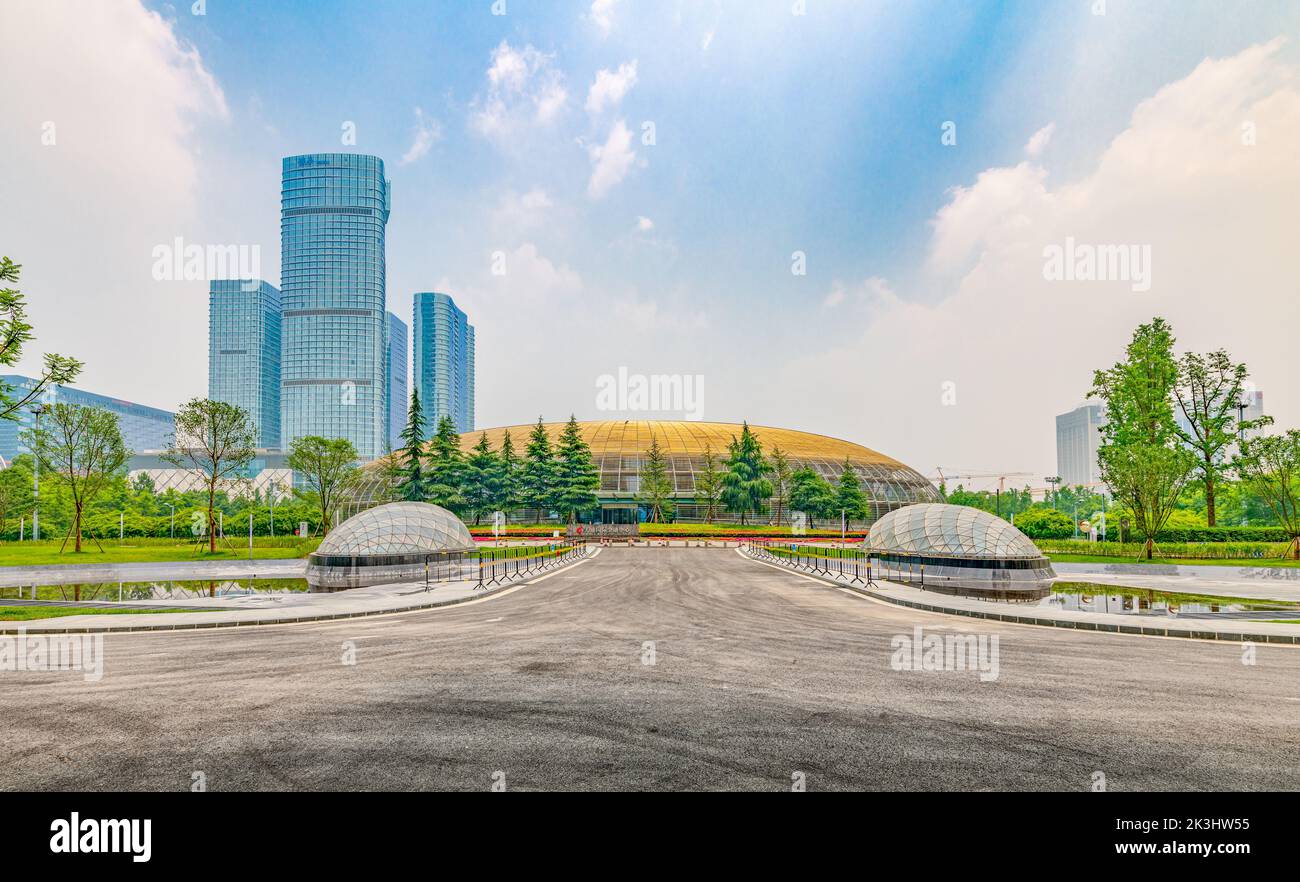 Urban Scenery of Chengdu, Sichuan Province, China Stock Photo - Alamy