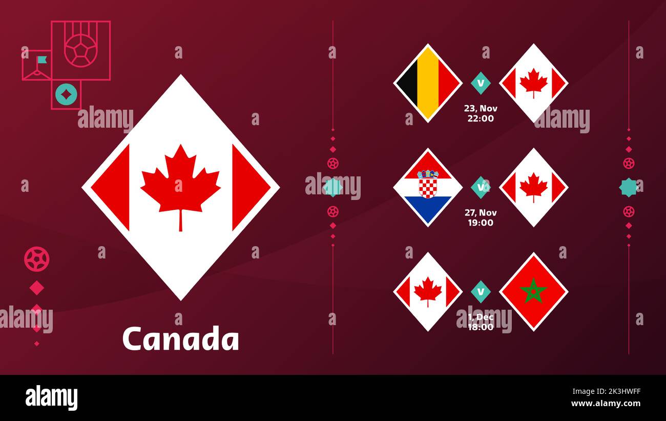 canada national team Schedule matches in the final stage at the 2022 ...