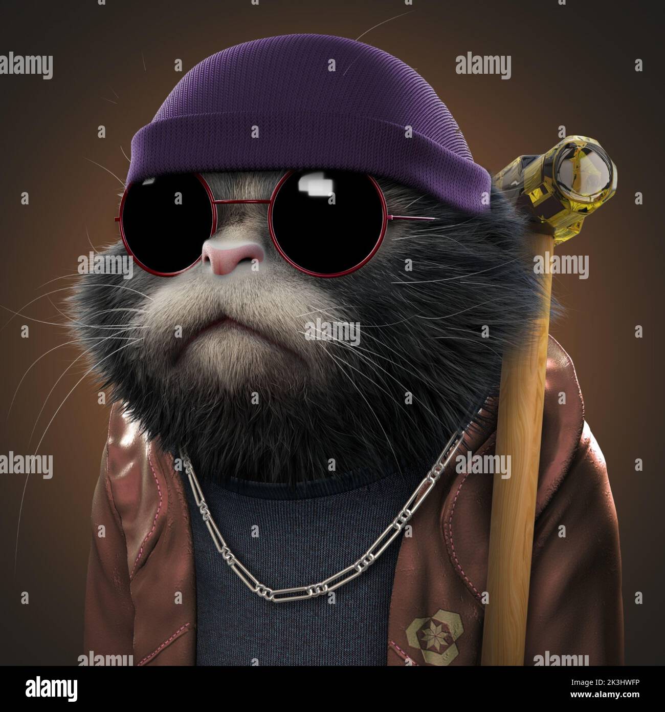 Cartoon cat boss hi-res stock photography and images - Alamy