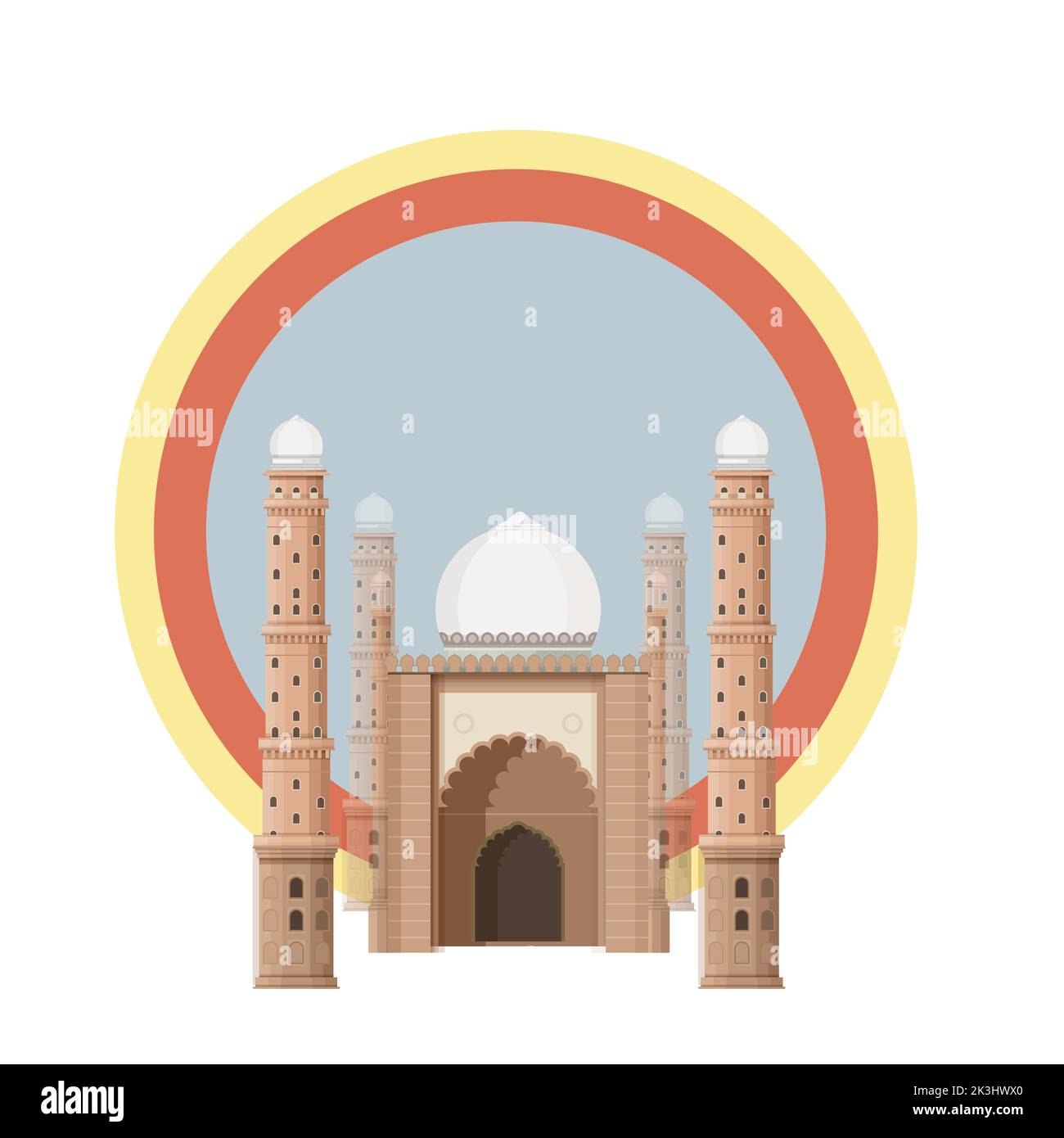Islamic Architecture - Icon Illustration as EPS 10 File Stock Vector ...