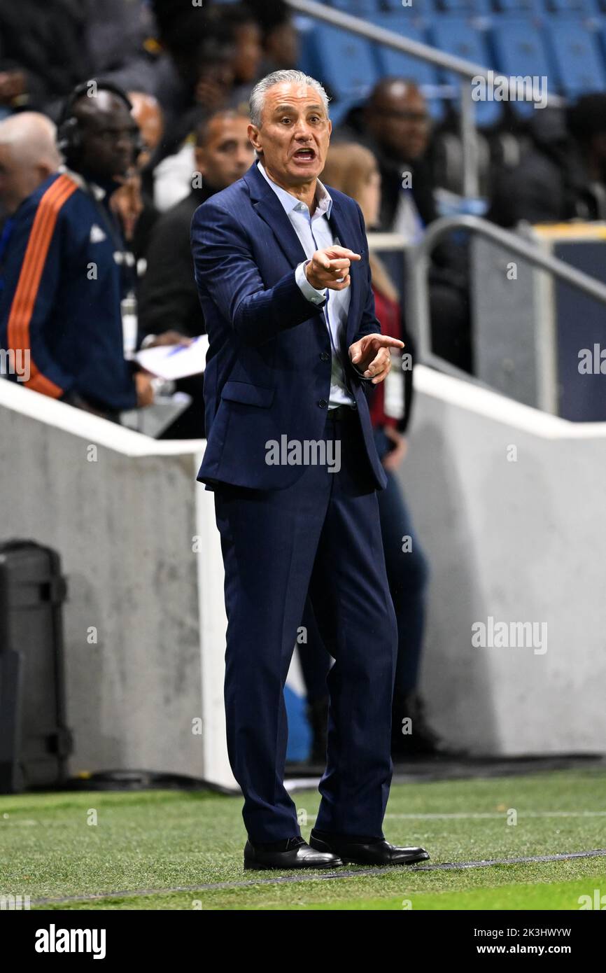 LE HAVRE - Brasil trainer coach Adenor Leonardo Bacchi Tite during the ...