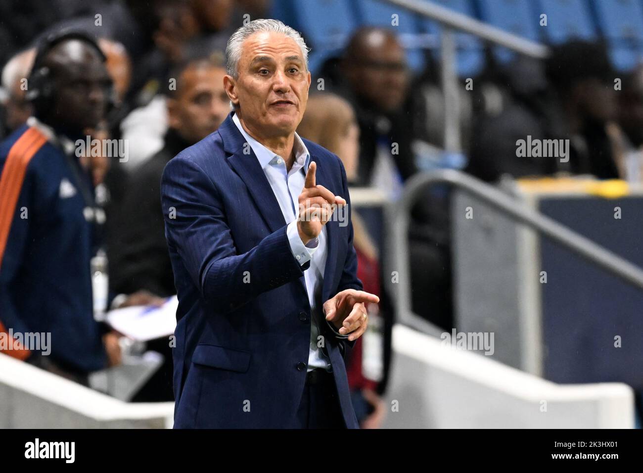 LE HAVRE - Brasil trainer coach Adenor Leonardo Bacchi Tite during the ...