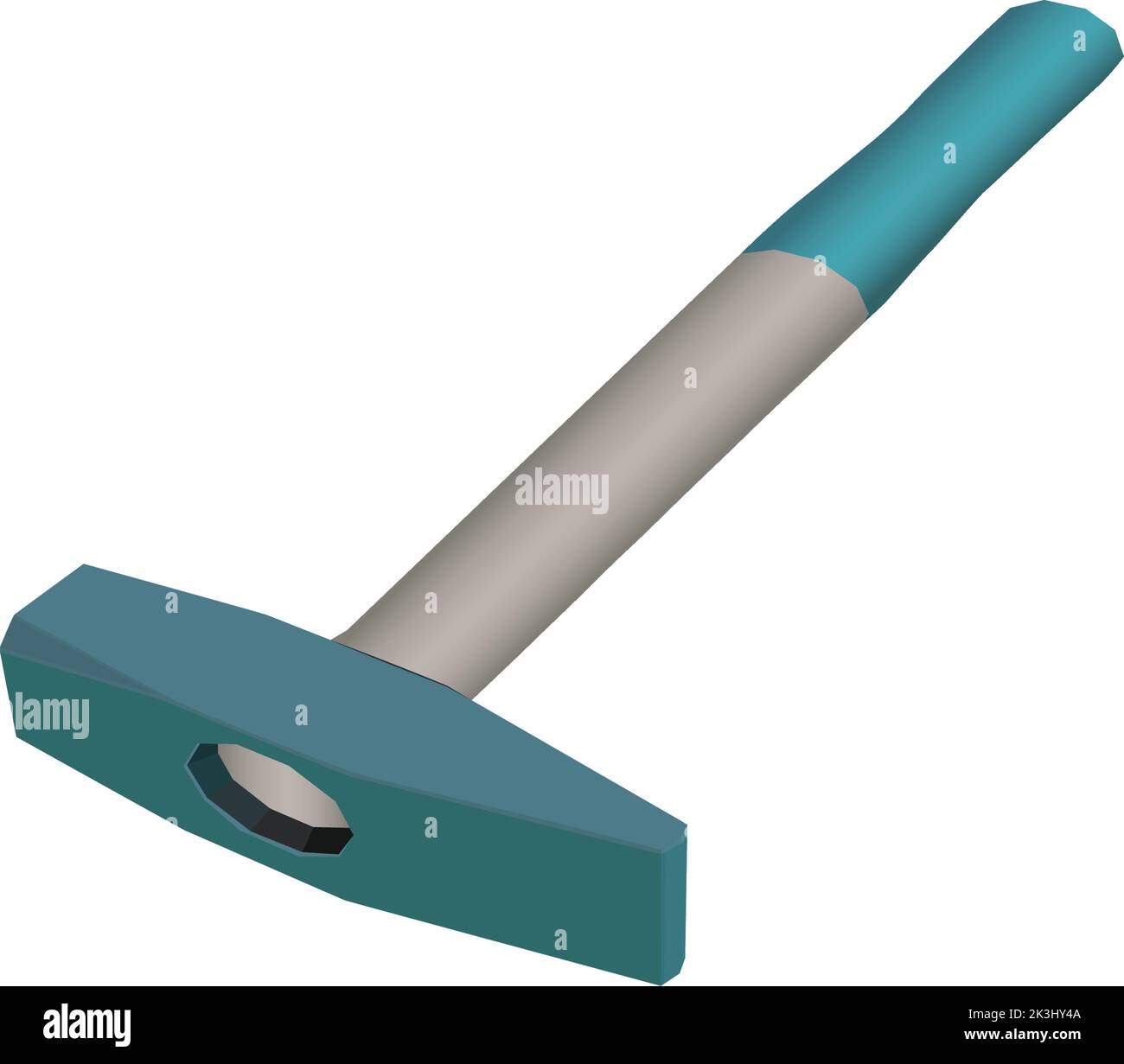 hammer isolated on white background, hammer vector illustration Stock ...