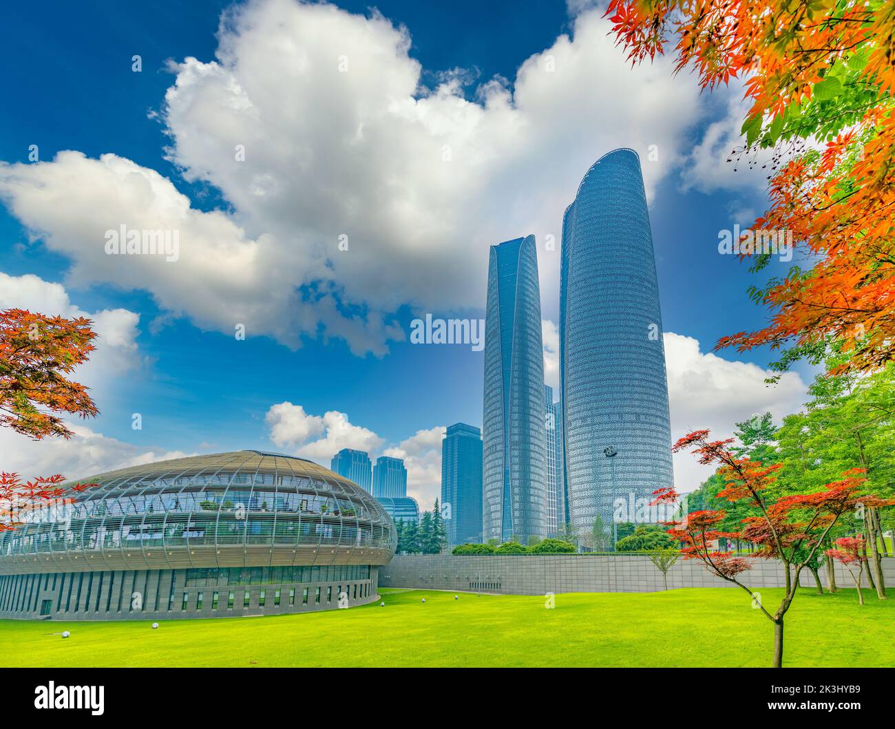 Urban Scenery of Chengdu, Sichuan Province, China Stock Photo - Alamy