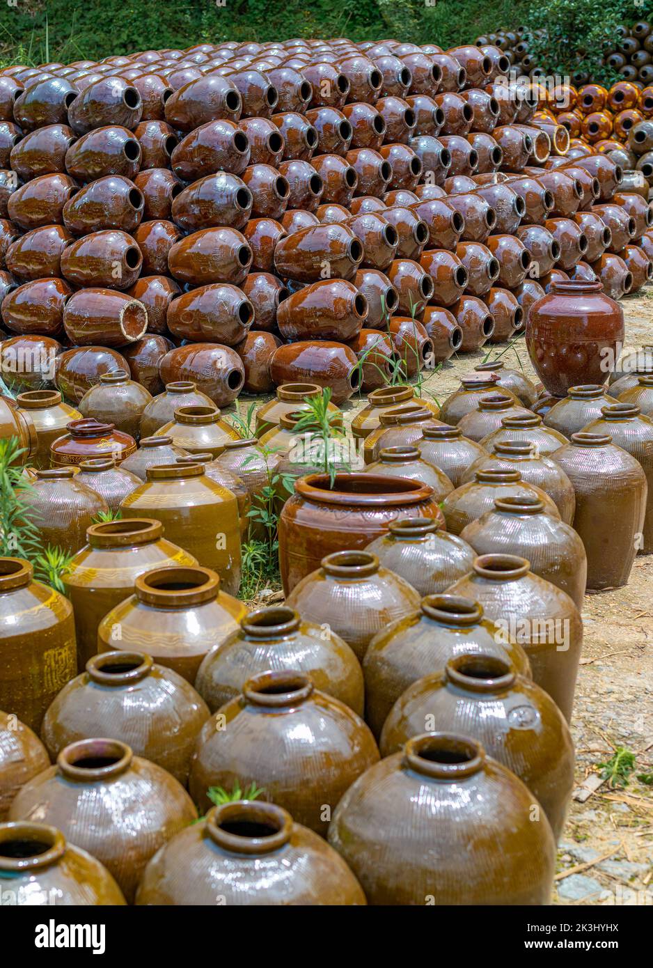 Jars containers rows hi-res stock photography and images - Alamy