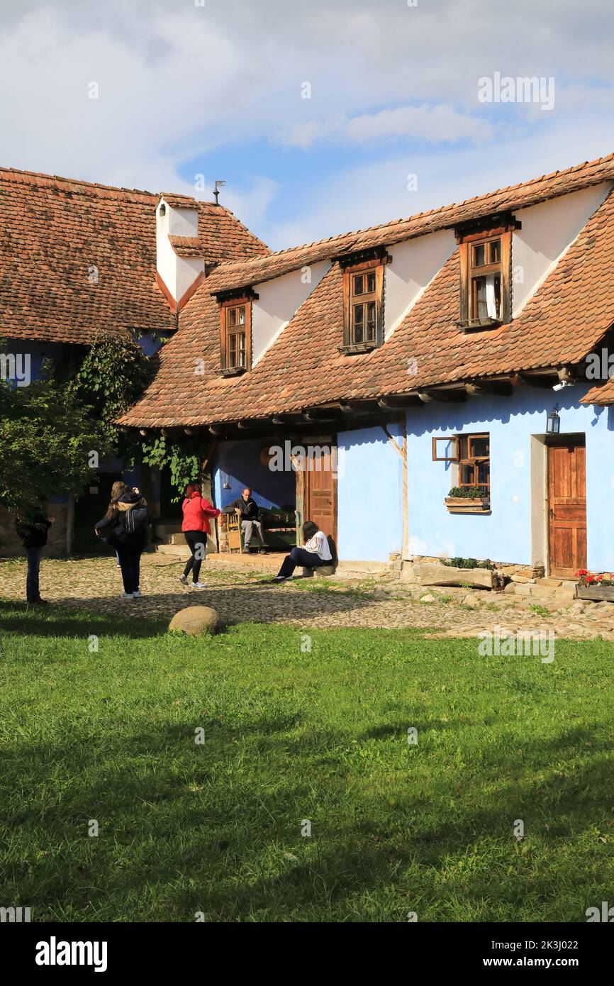 The Prince of Wales House in Viscri, which he bought in 2006, to help ...