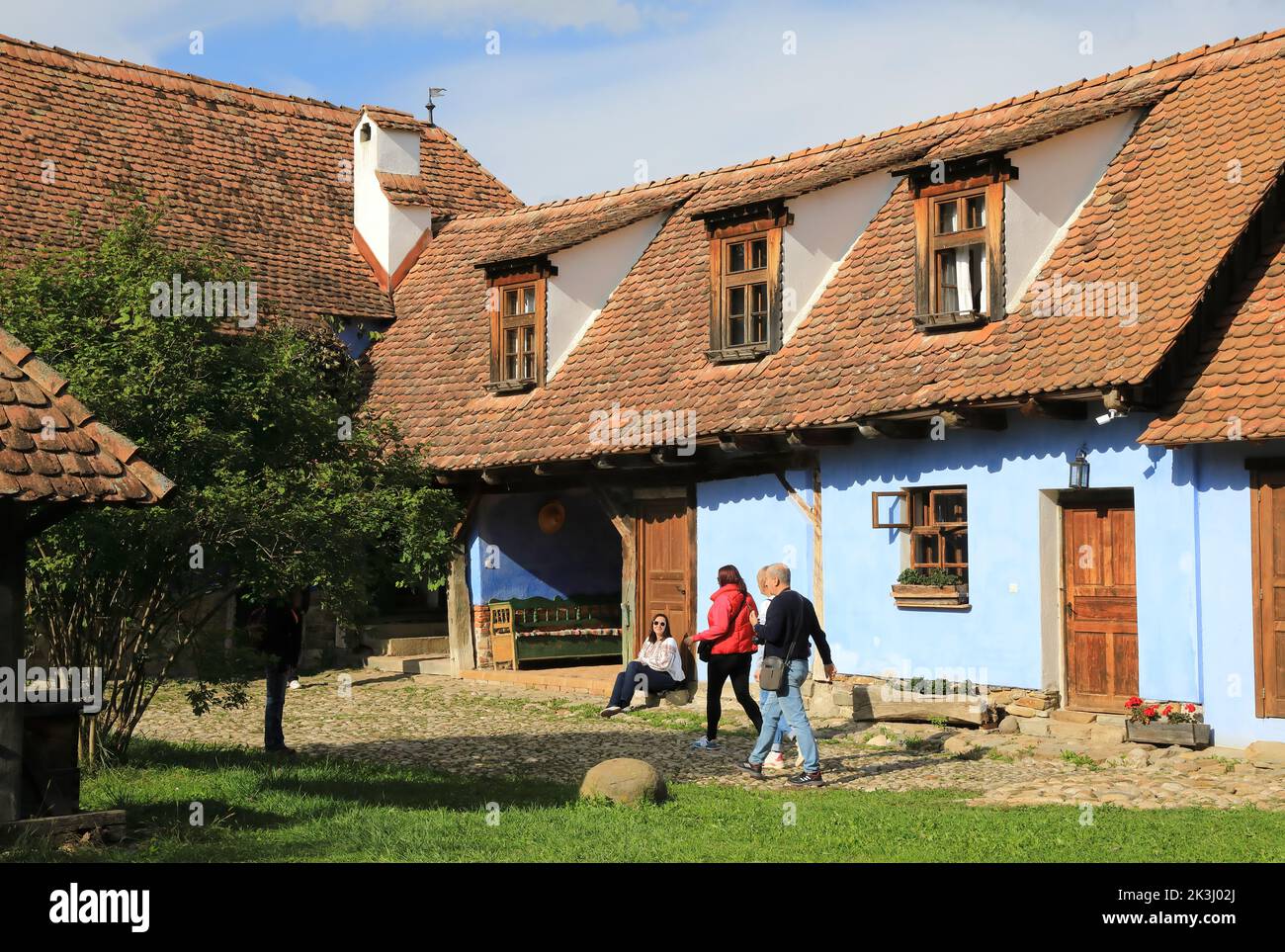 The Prince of Wales House in Viscri, which he bought in 2006, to help ...