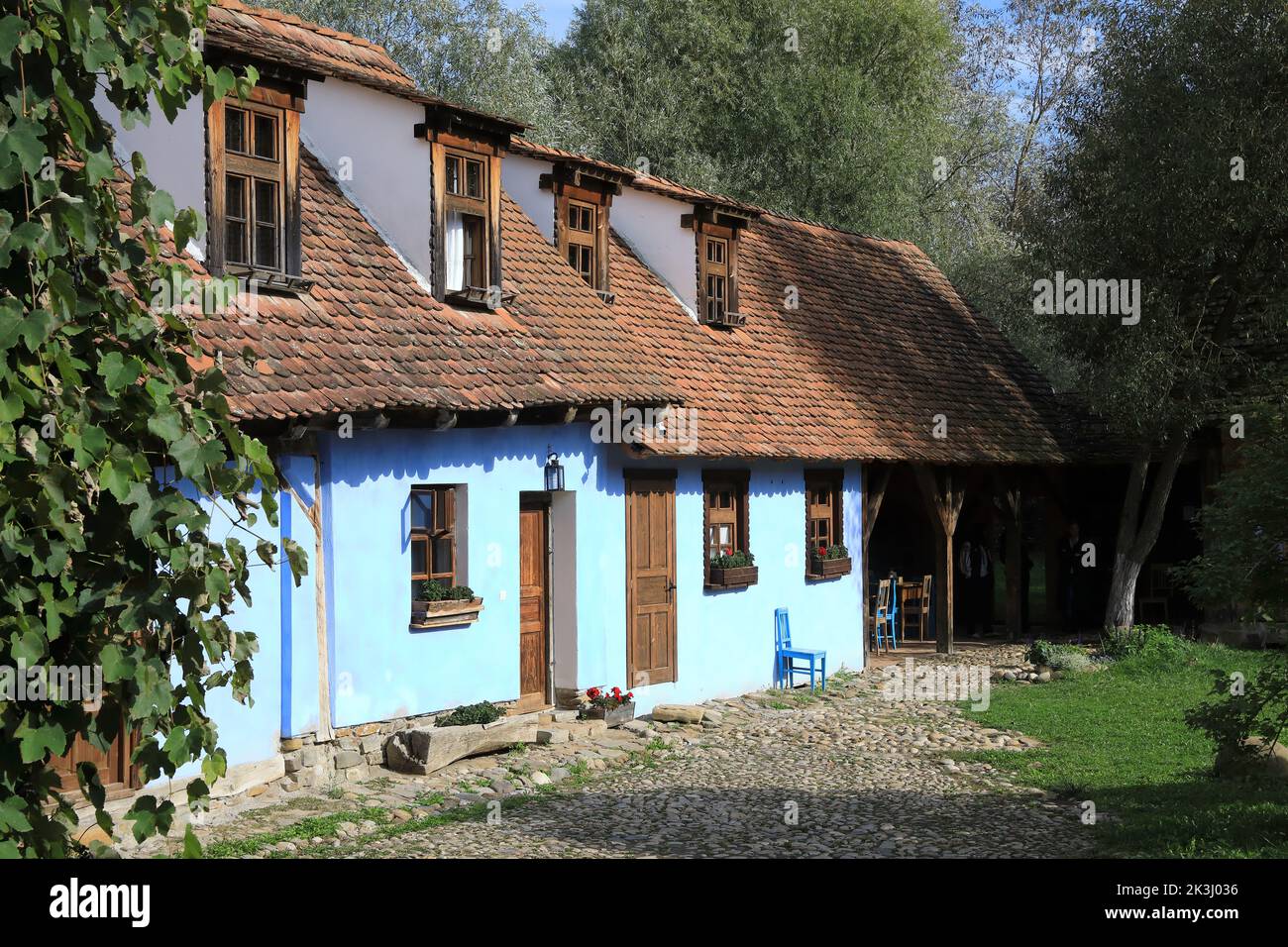 The Prince of Wales House in Viscri, which he bought in 2006, to help ...
